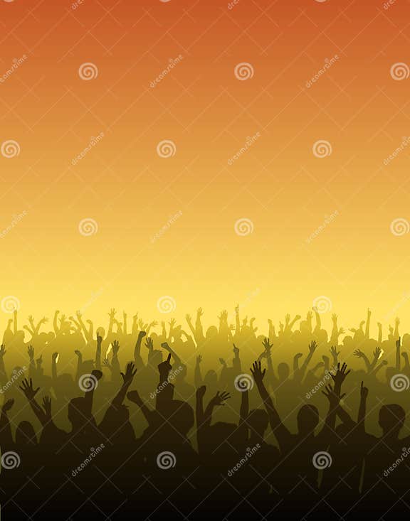 Cheering Fans stock vector. Illustration of mist, cheer - 3011361