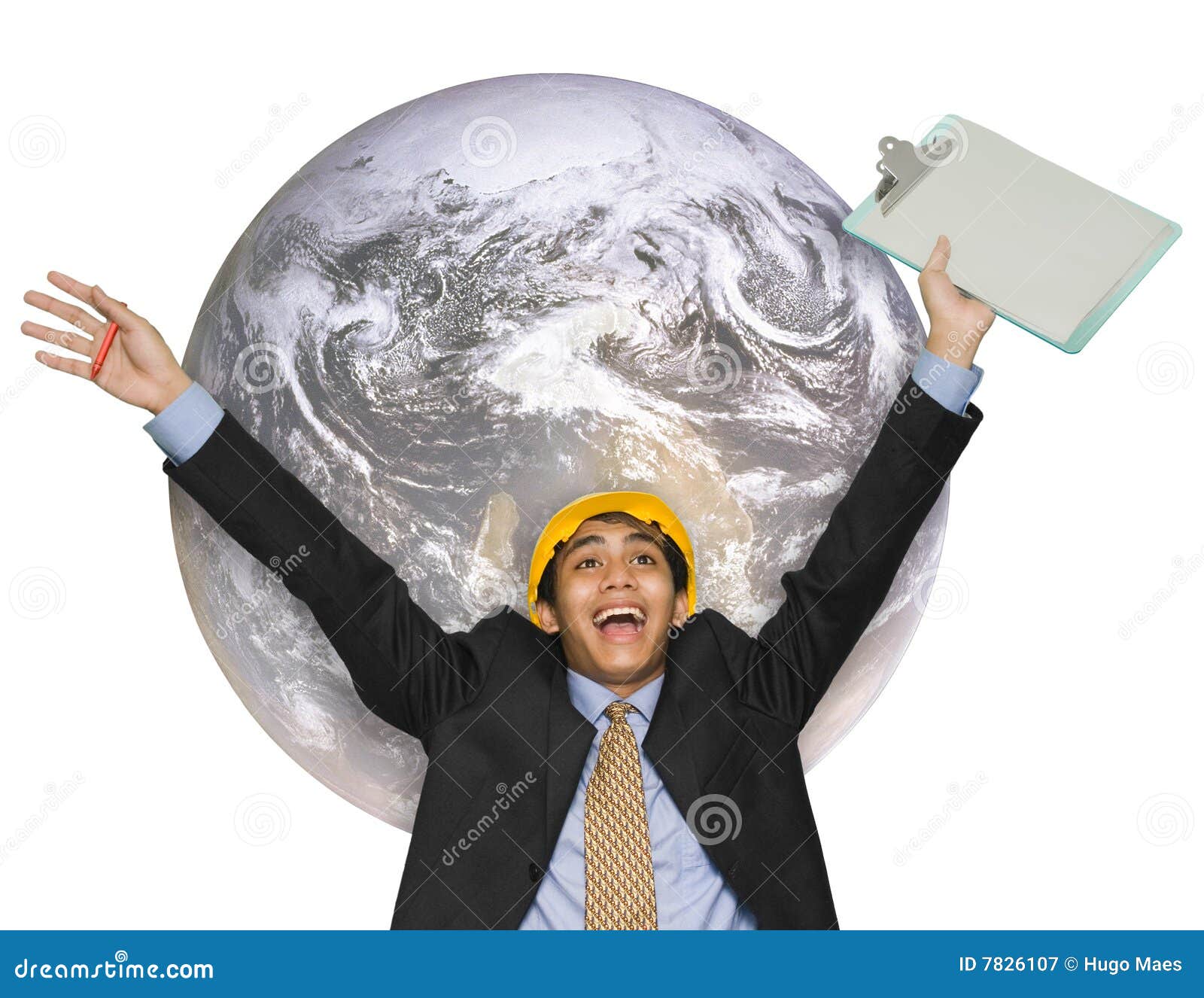 Cheering Global Indian Engineer Stock Image - Image of achievement ...
