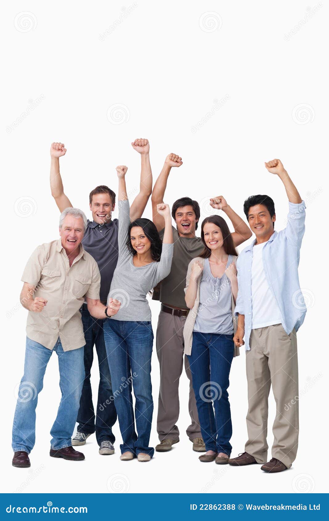 Cheering People Crowd In Concert Show Having Fun And Applause In Front ...