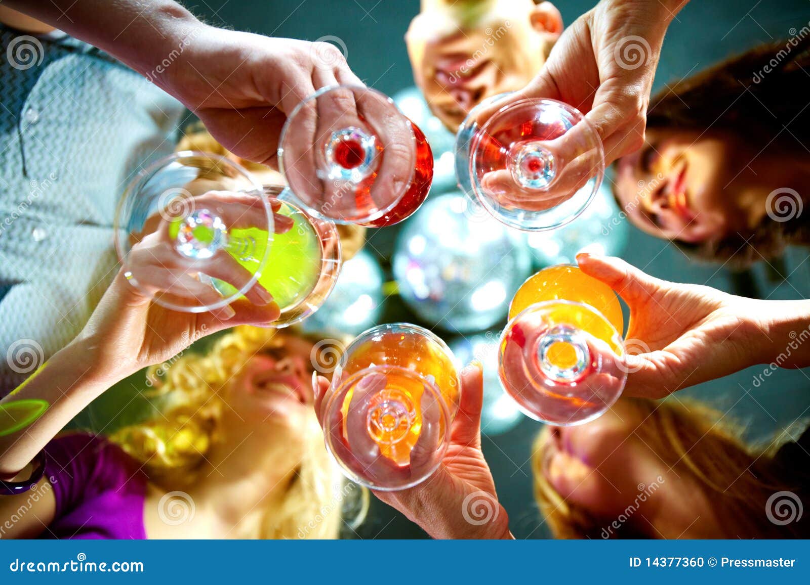 Cheering up stock photo. Image of cocktail, angle, group - 14377360