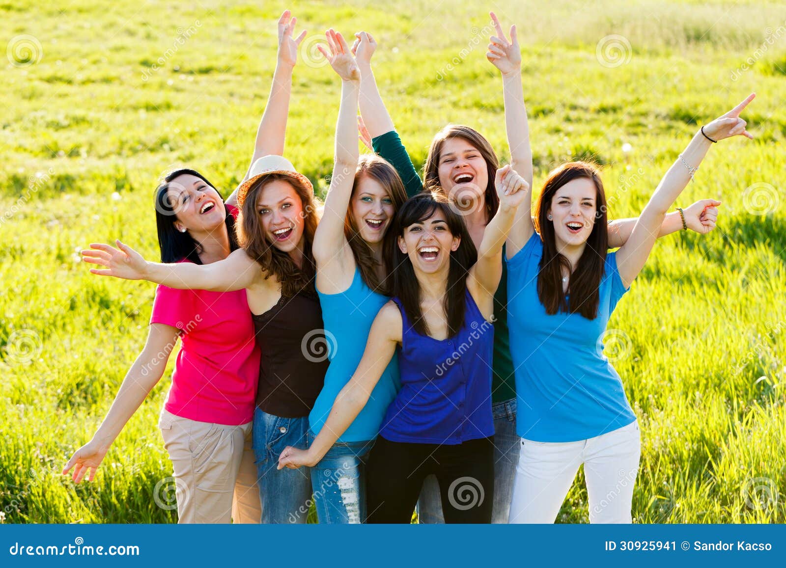 Cheering Women stock image. Image of kindness, happy - 30925941