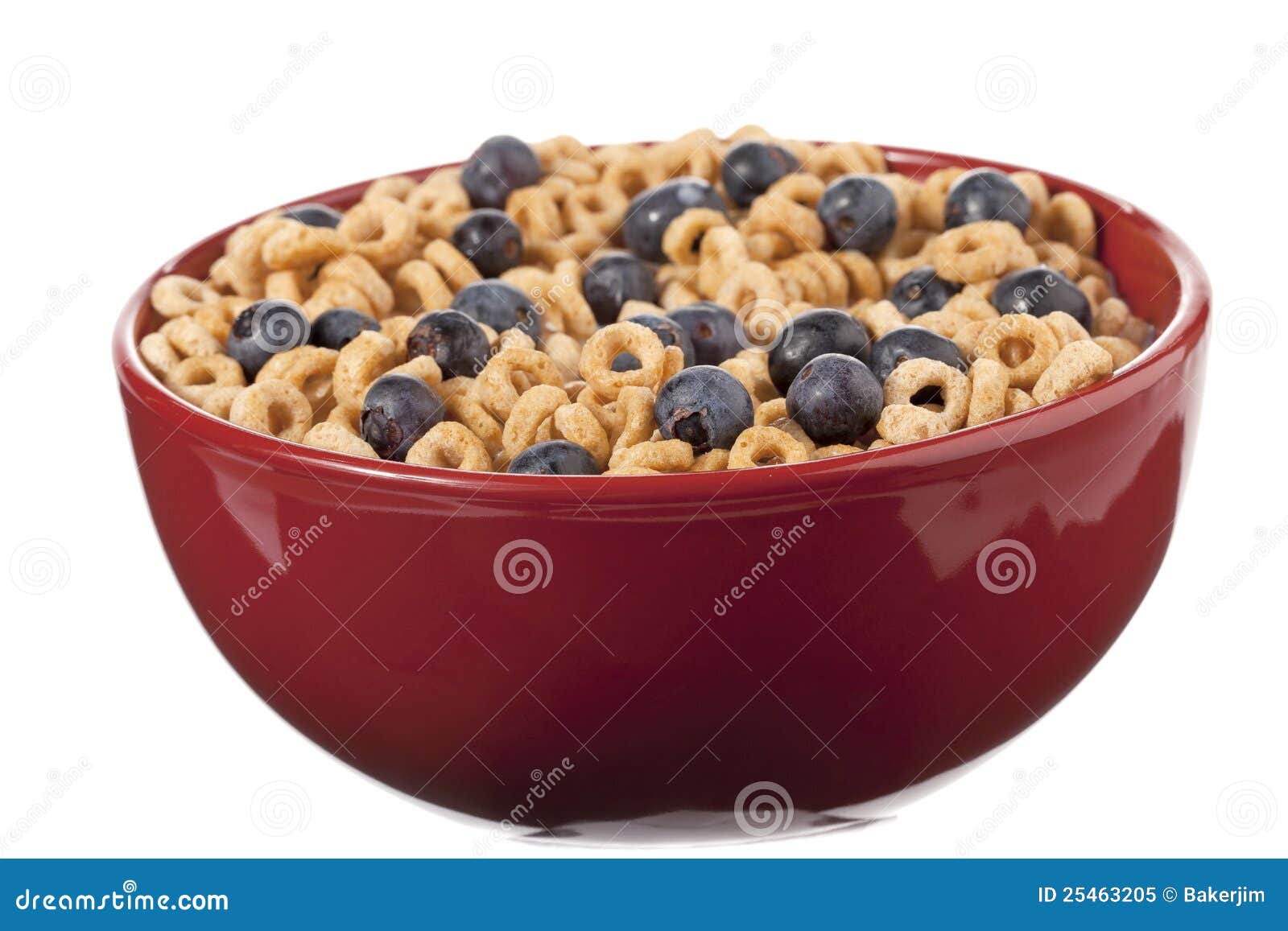 Cheerios with blueberry stock image. Image of crisp, cornflakes - 25463205