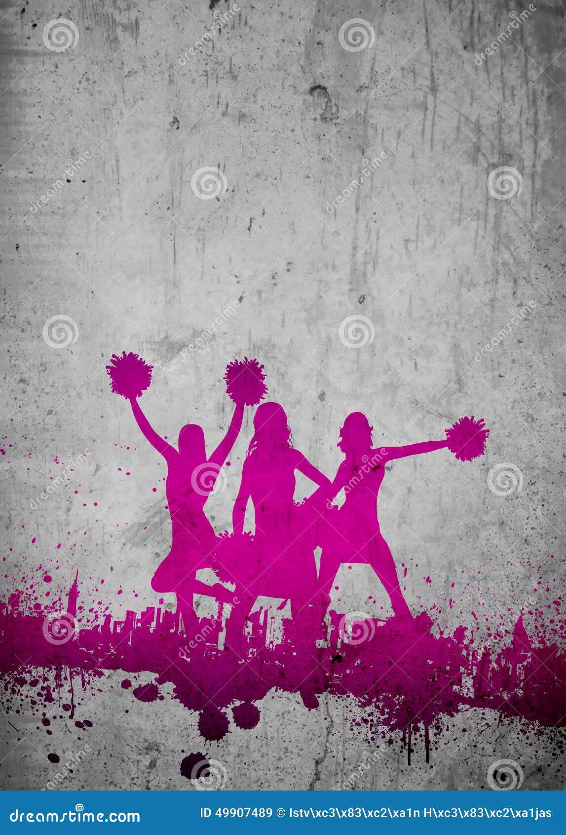 Cheerleader background stock image. Image of cheer, girl - 49907489