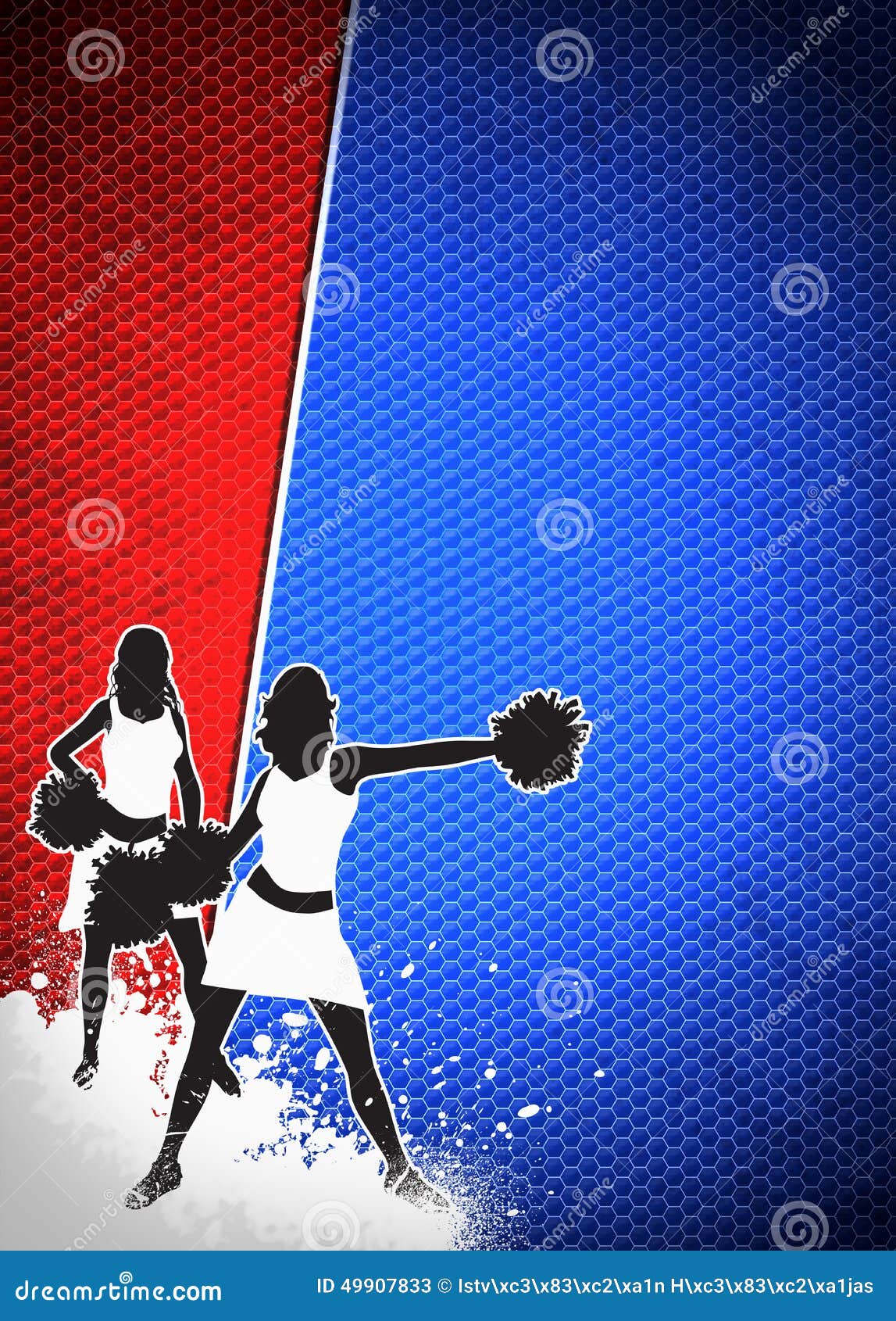 Cheerleader background stock illustration. Illustration of happy - 49907833
