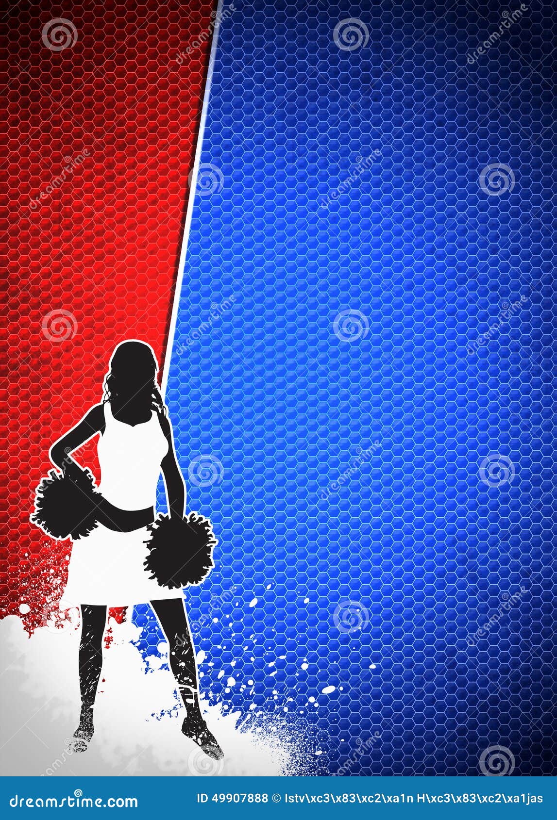 Cheerleader background stock illustration. Illustration of active ...