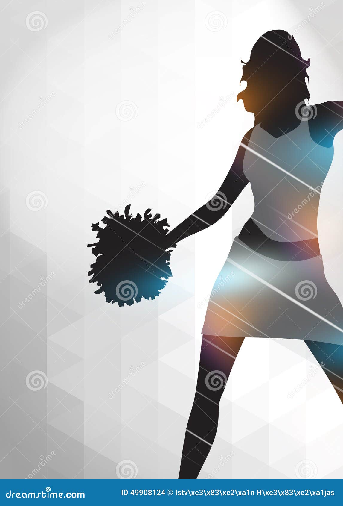 Cheerleader Background Stock Photography | CartoonDealer.com #49908752