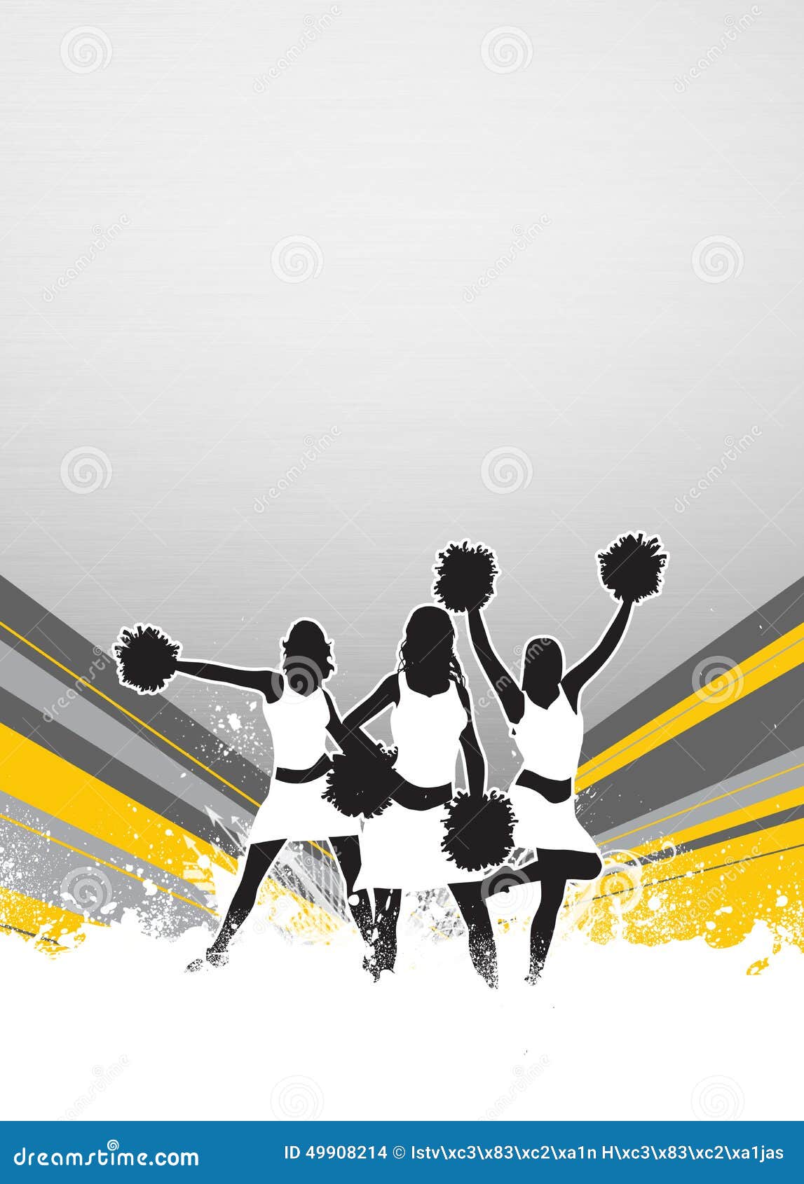 Cheerleader Background Stock Photography | CartoonDealer.com #49908752