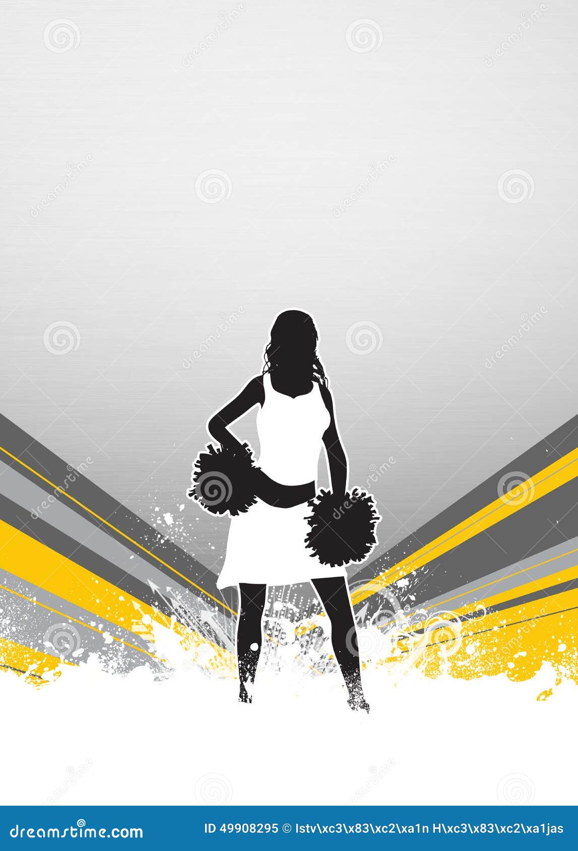 Cheerleader background stock illustration. Illustration of celebration ...