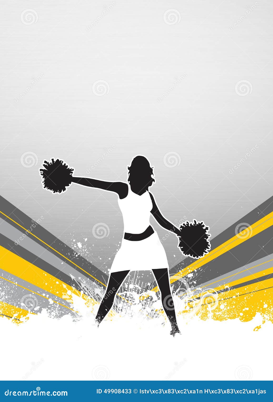 Cheerleader Background Stock Photography | CartoonDealer.com #49908752