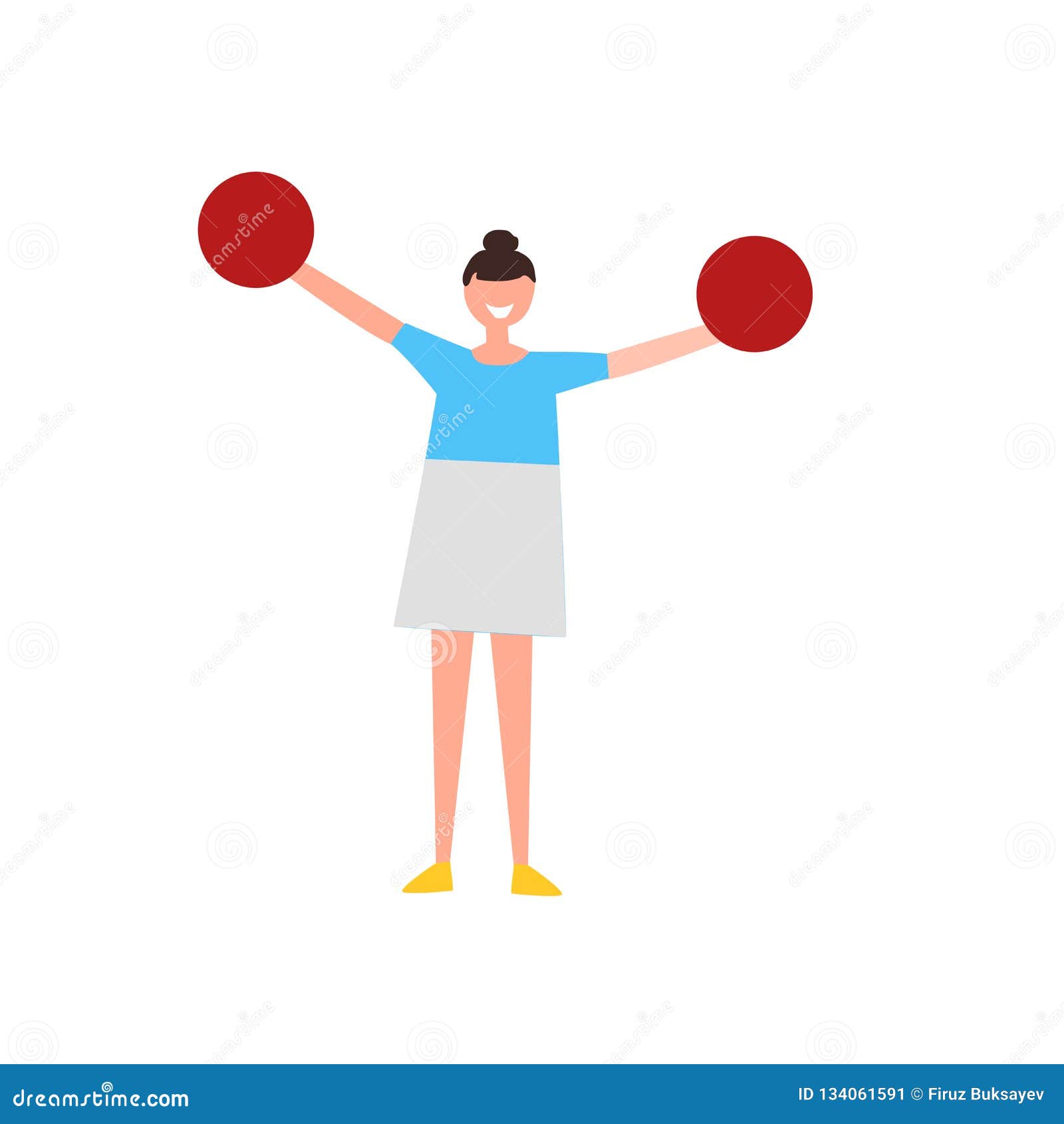 Cheerleader Icon Vector Isolated on White Background, Cheerleader Sign ...