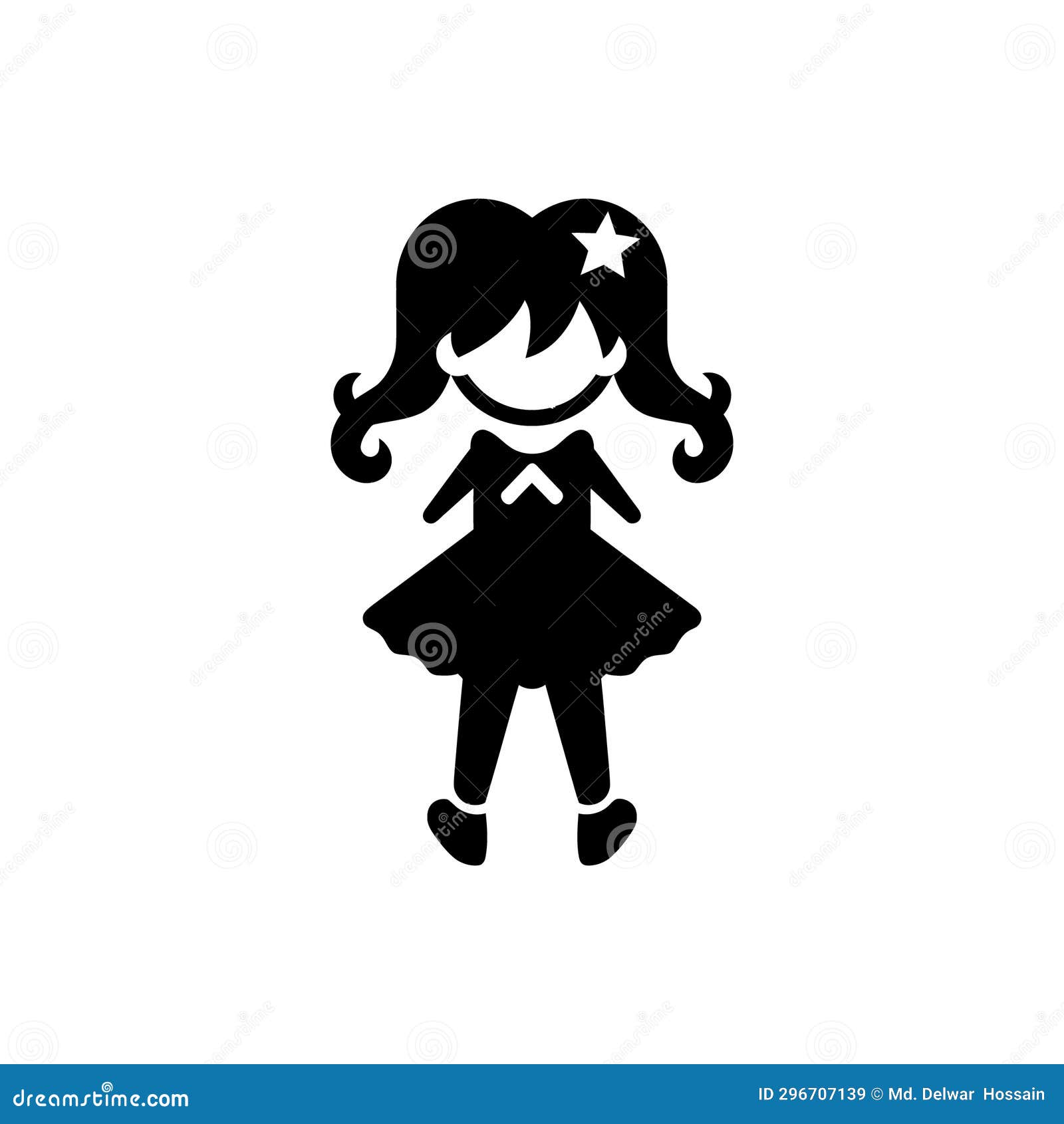 Cheerleader Icon stock vector. Illustration of entertainment - 296707139