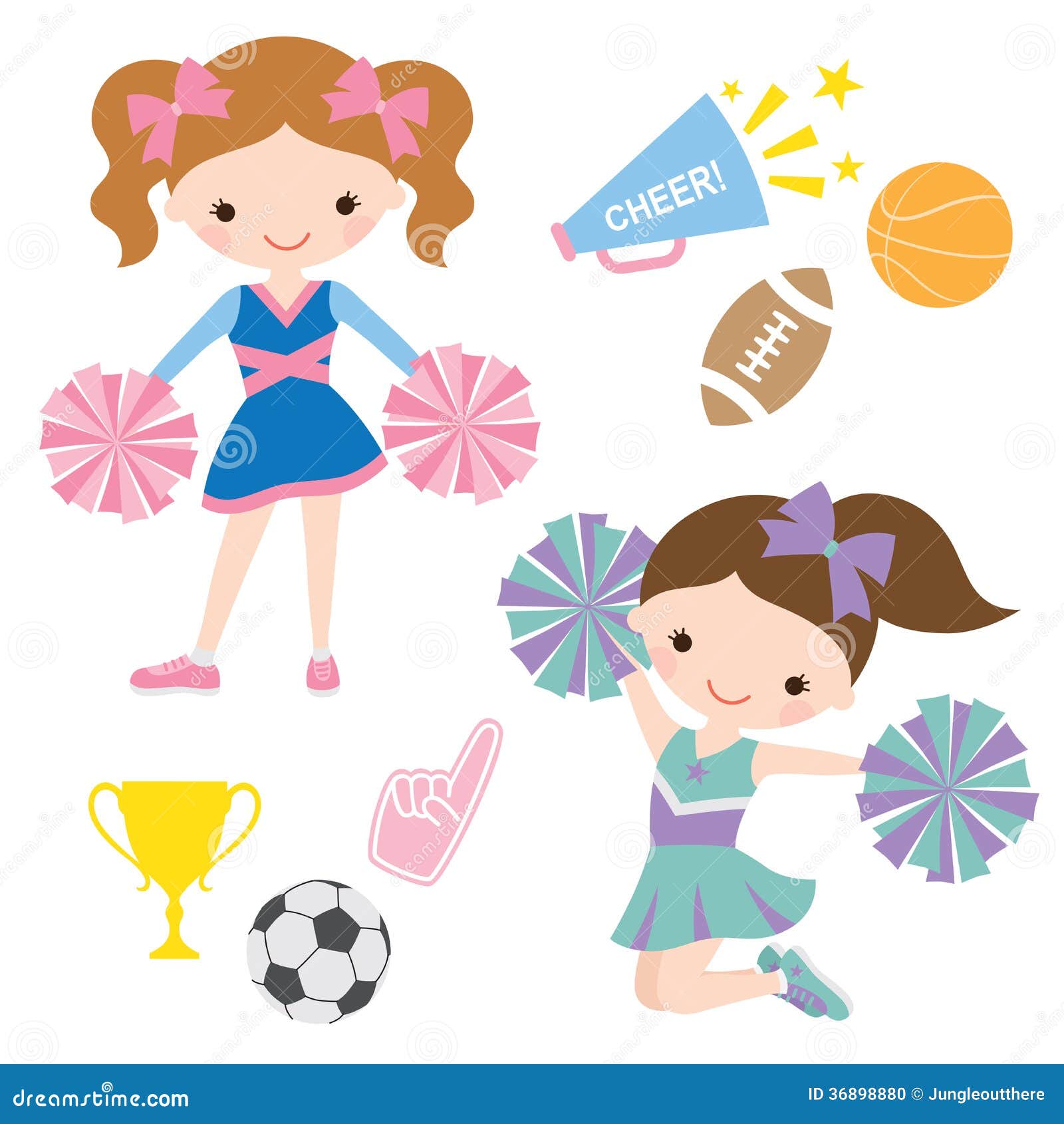 Cheerleader Cartoons, Illustrations & Vector Stock Images - 5535 ...