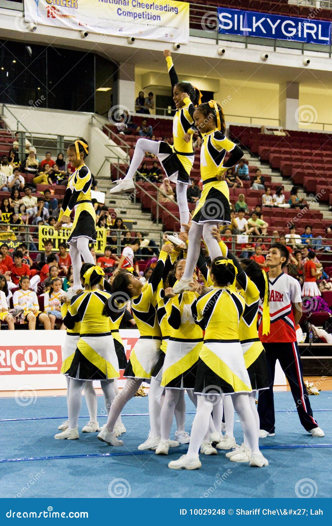 Cheerleading Championship Action Editorial Stock Photo - Image of ...