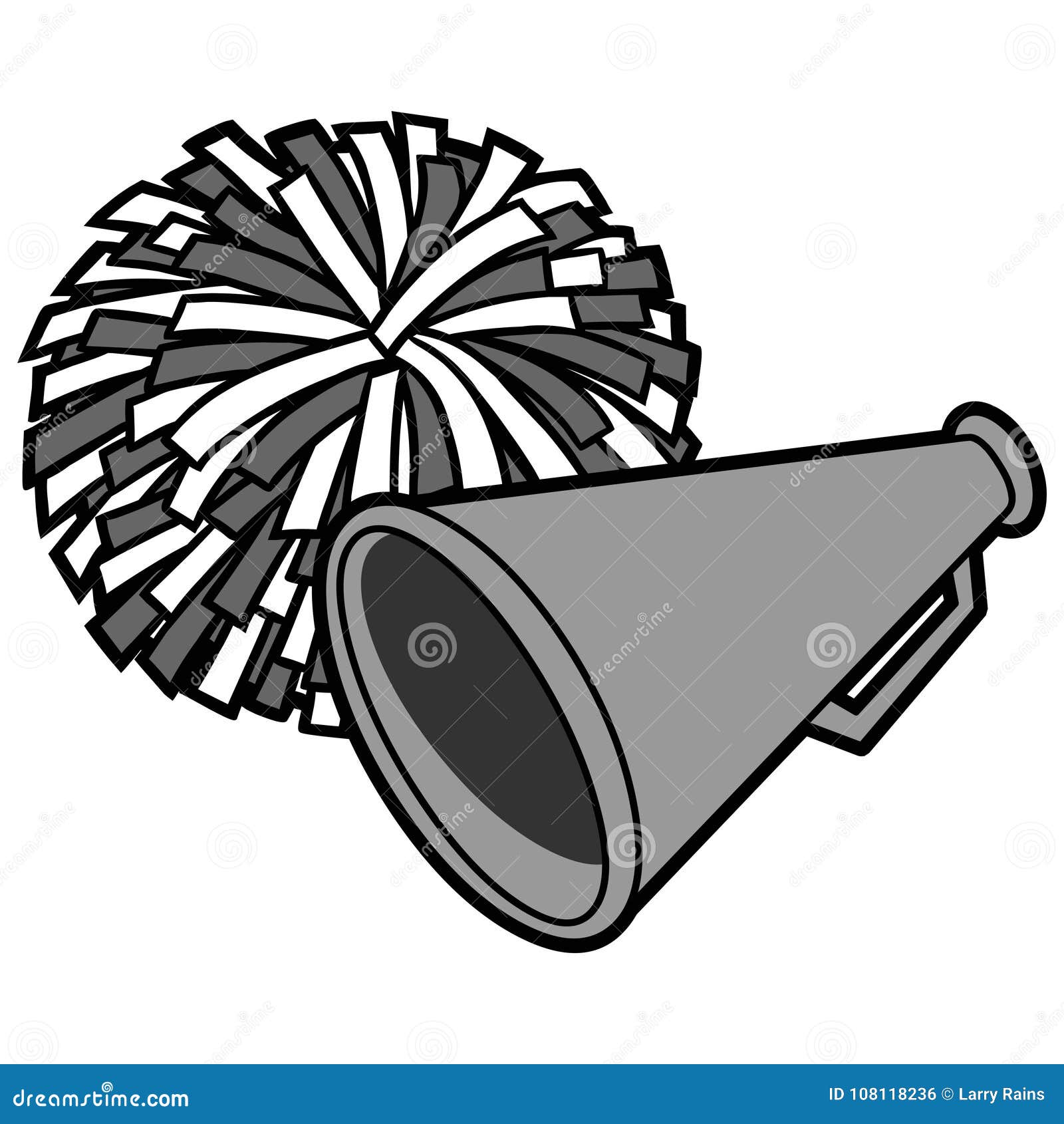 Cheerleader, Cheerleading, Encourage, Fan Vector Illustration ...