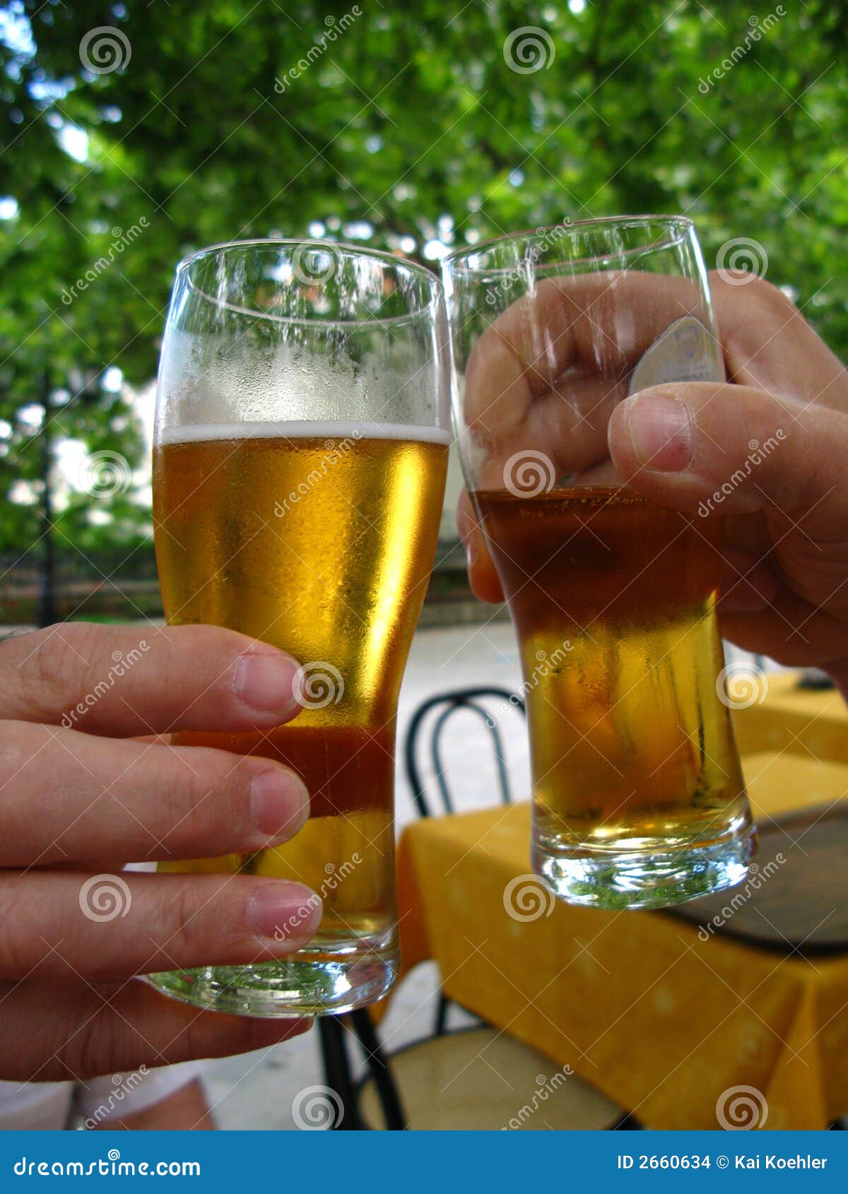 Cheers stock photo. Image of drink, beer, outdoor, cool - 2660634