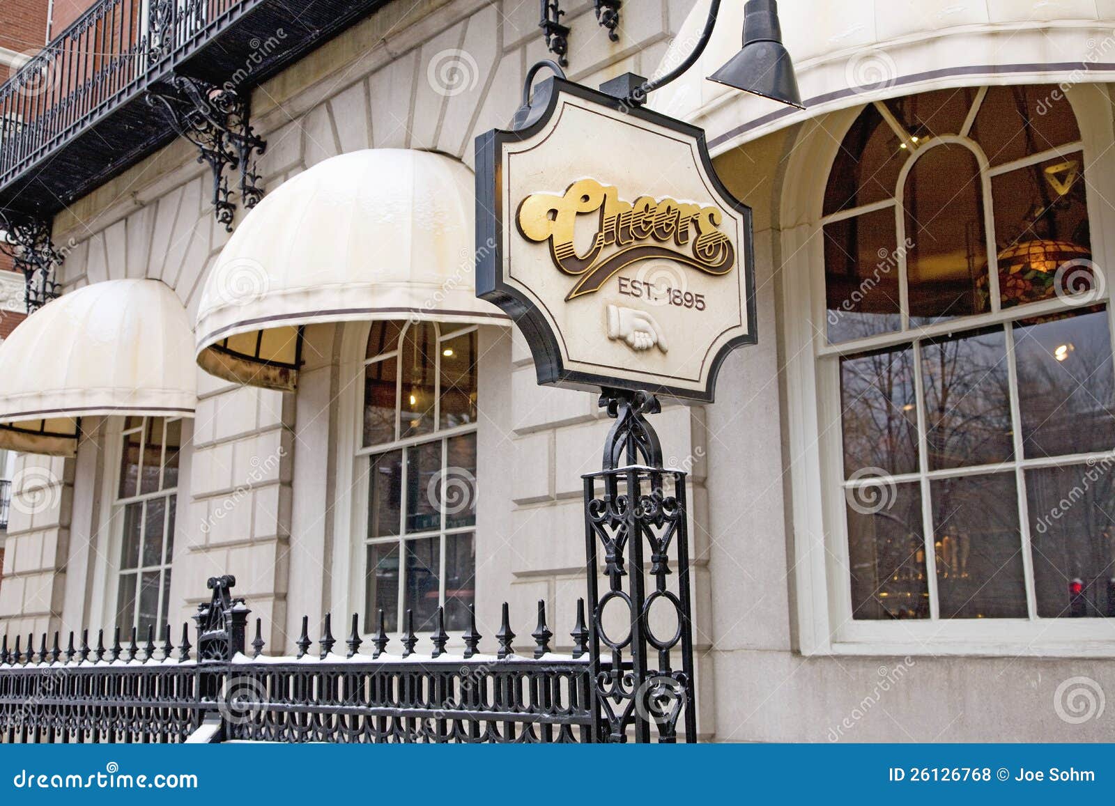 The Cheers Bar editorial stock photo. Image of restaurant - 26126768