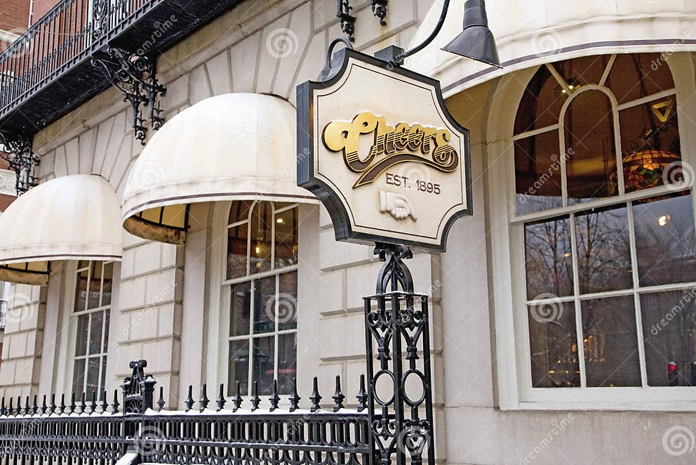 The Cheers Bar editorial stock photo. Image of restaurant - 26126768