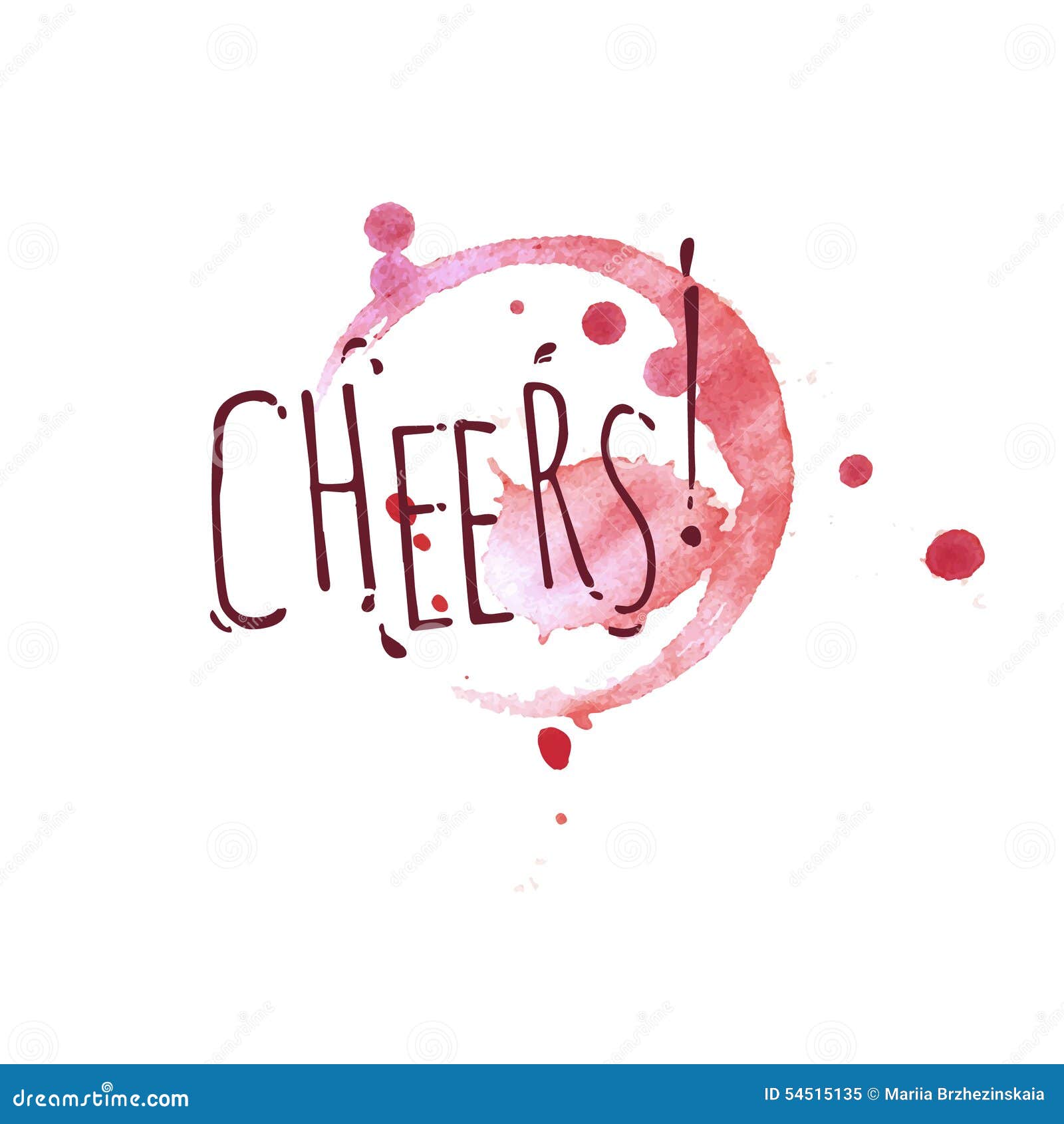 Cheers stock vector. Illustration of graphic, bottle - 54515135