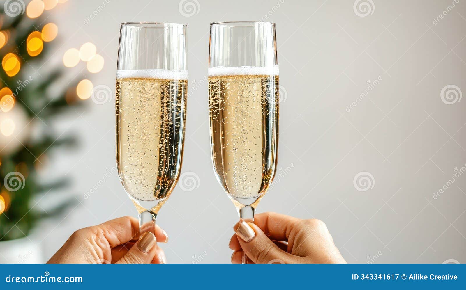 Cheers with Champagne Flutes. Celebration and Toast Concept Stock ...