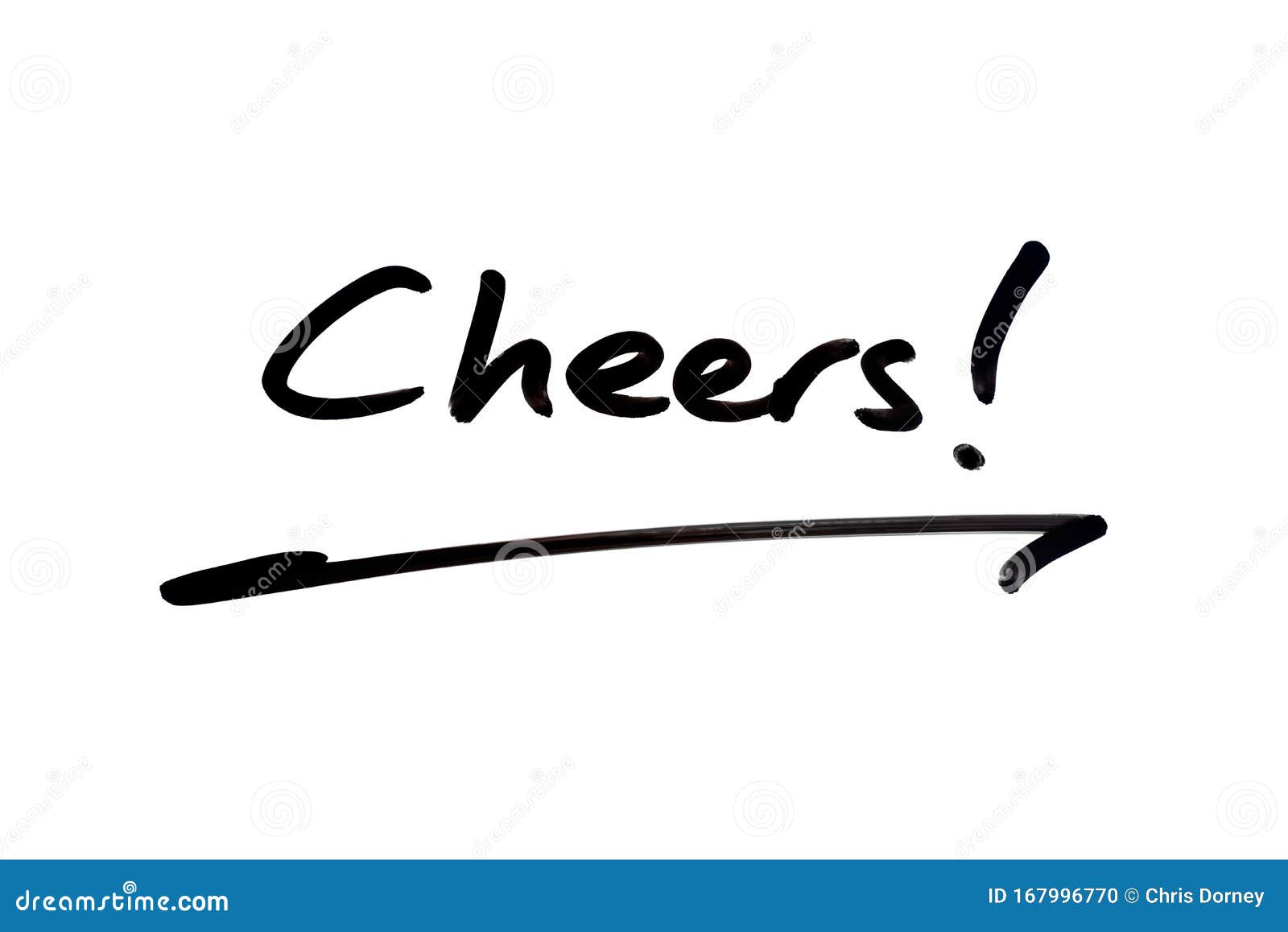 Cheers stock illustration. Illustration of phrase, congrats - 167996770