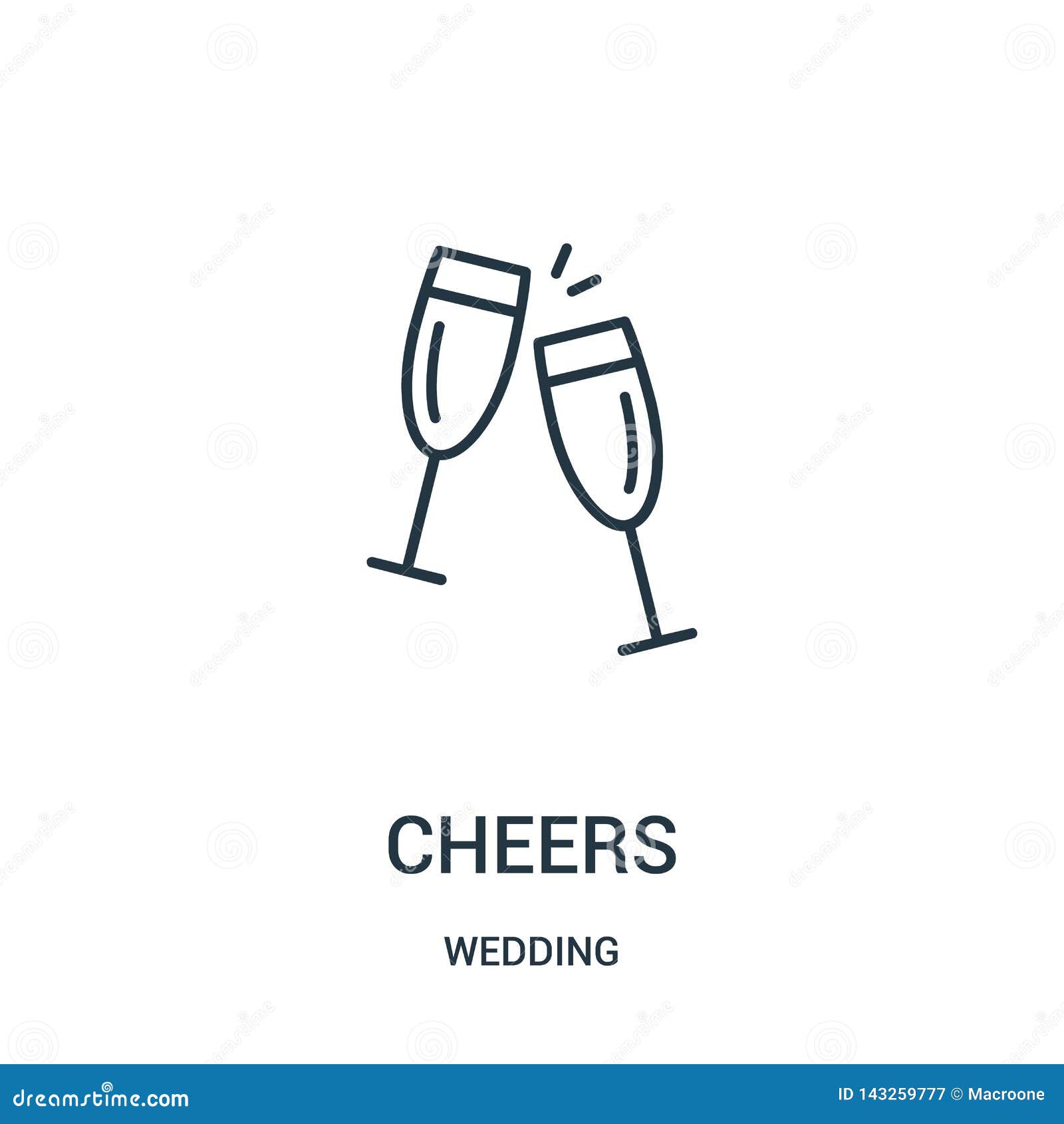Cheers Icon. Doodle Hand Drawn Or Outline Icon Style Stock Photo ...