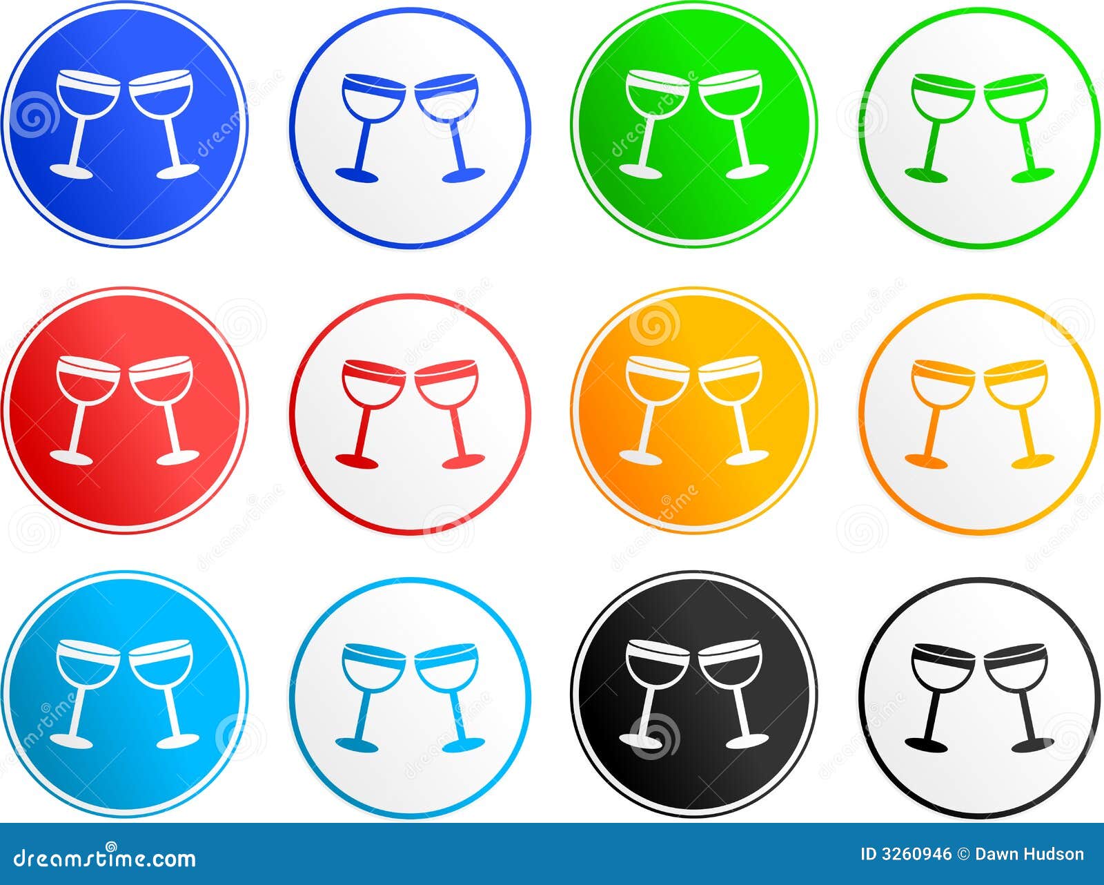 Cheers sign icons stock vector. Illustration of events - 3260946
