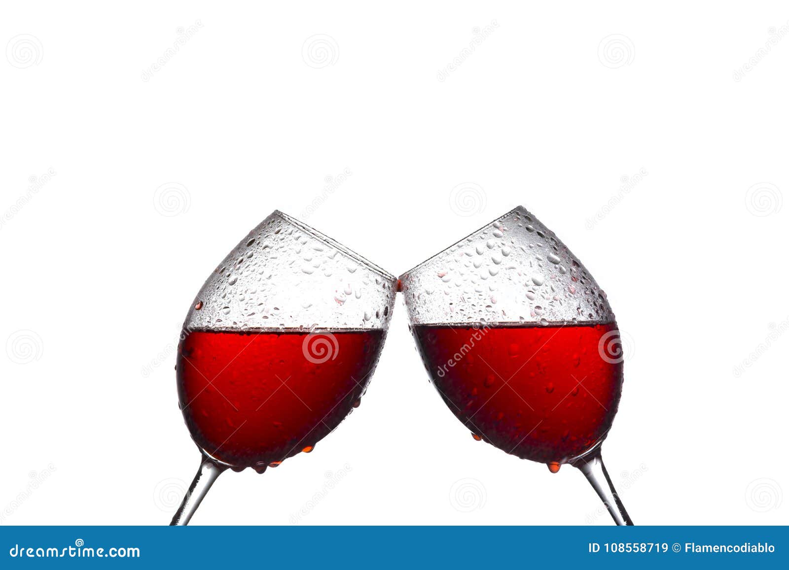 Cheers. a Toast with Red Wine on Isolated White Background Stock Image ...