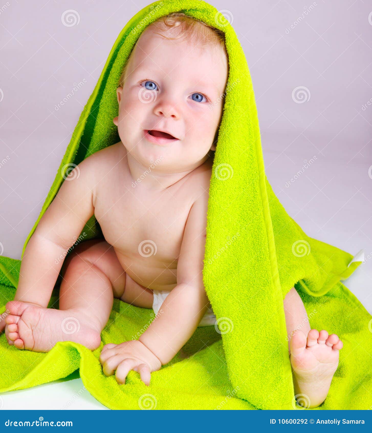 Cheery baby stock photo. Image of female, grey, cute - 10600292