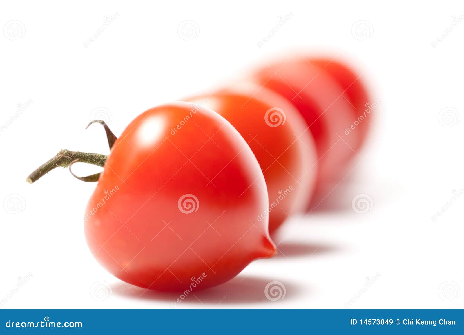 Cheery Tomatoes stock image. Image of green, isolated - 14573049