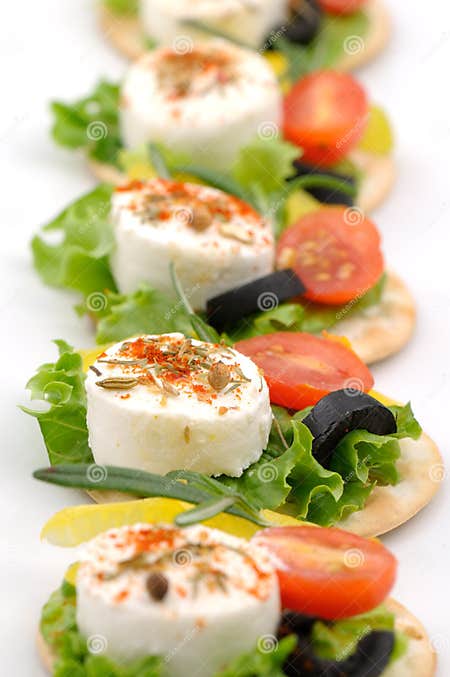 Cheese appetizers stock photo. Image of salad, assortment - 12494684