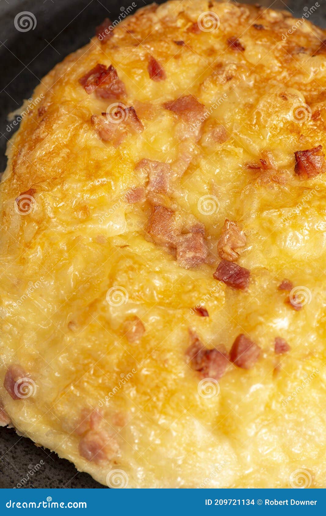 Cheese and Bacon Roll stock photo. Image of snack, cooked - 209721134