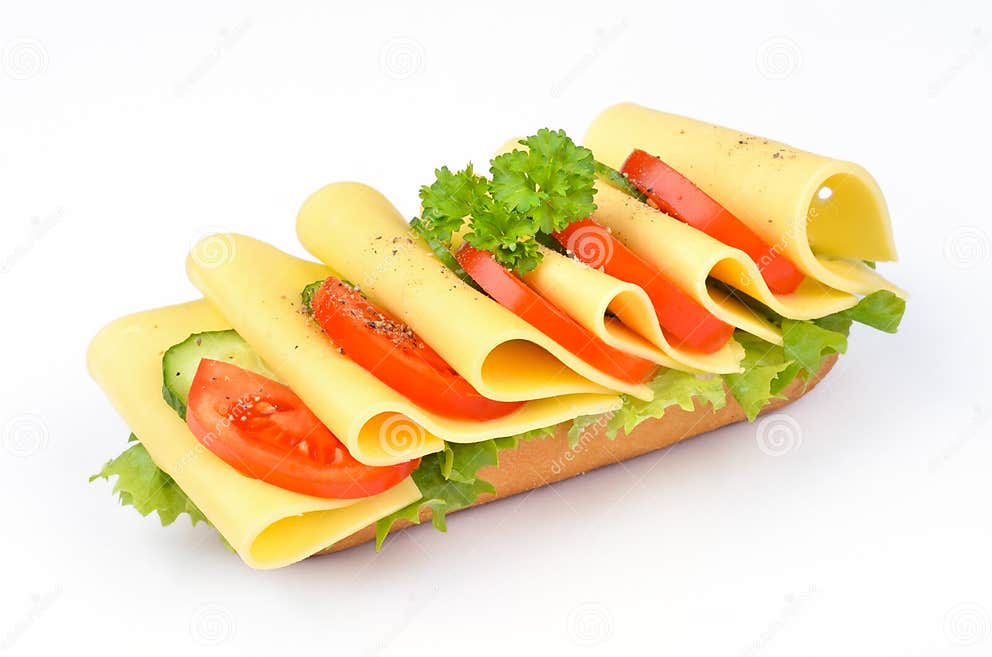 Cheese baguette stock image. Image of lunch, cheese, nutrition - 23940649