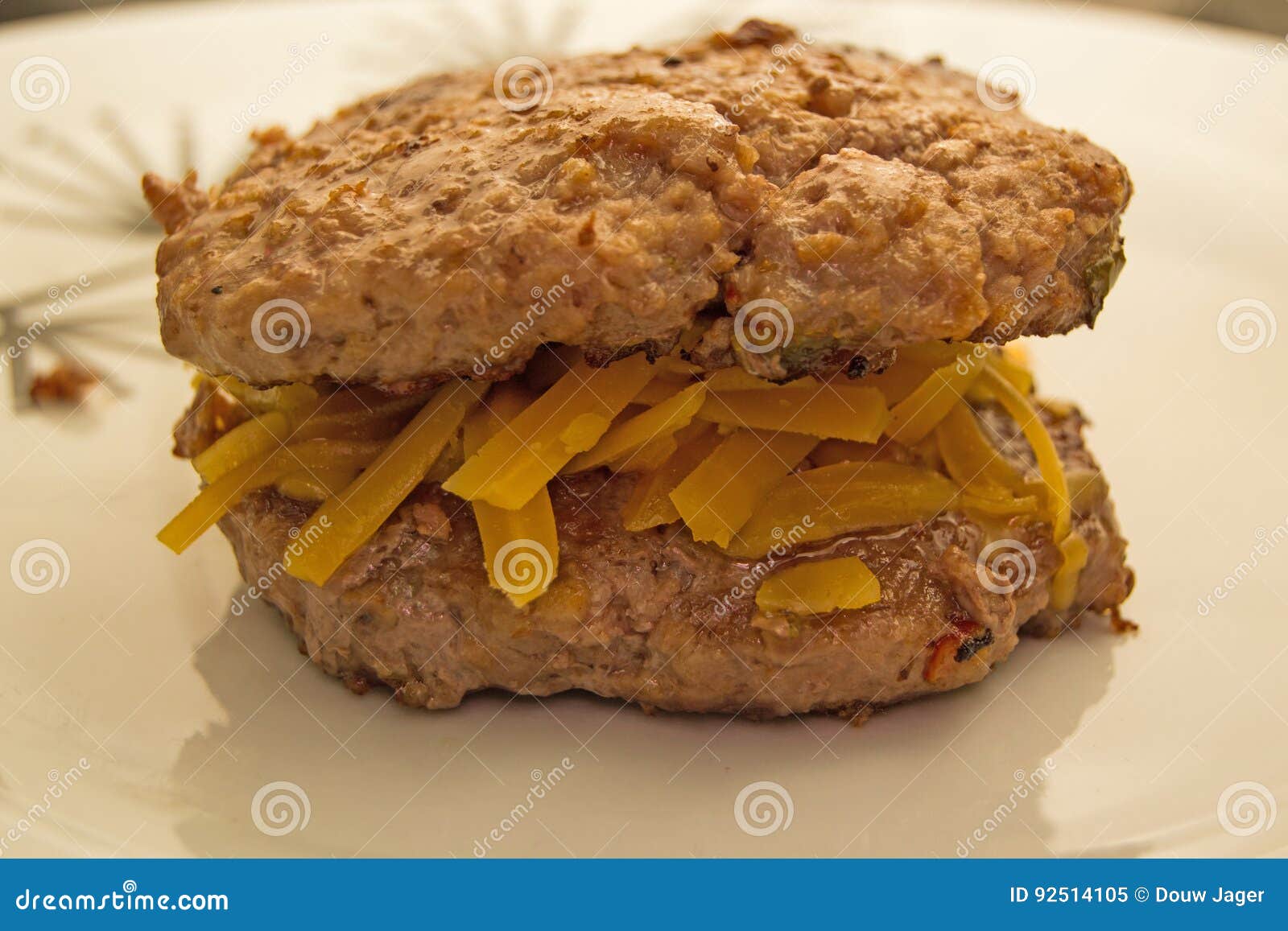 Cheese Beef Patties stock image. Image of hamburger, food - 92514105