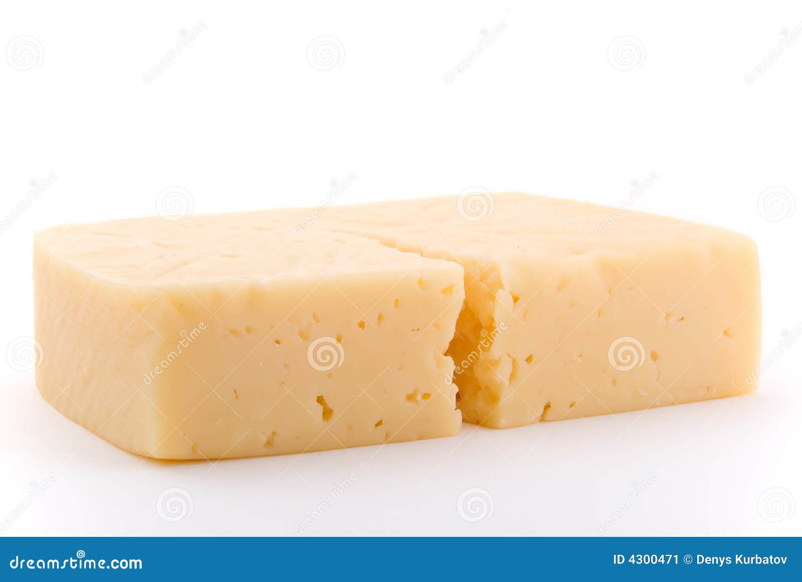 Cheese With A Bit Crack Picture. Image: 4300471