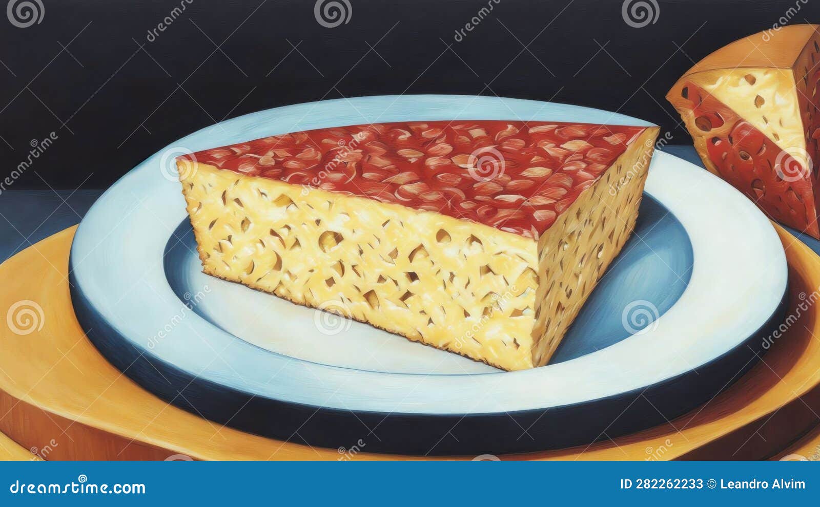 Cheese Block Delight a Celebration of National Cheese Pizza Day.AI ...