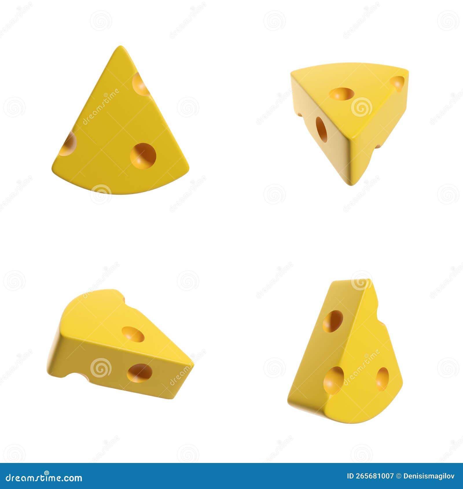 Cheese Blocks From Different Angles Royalty-Free Stock Photography ...