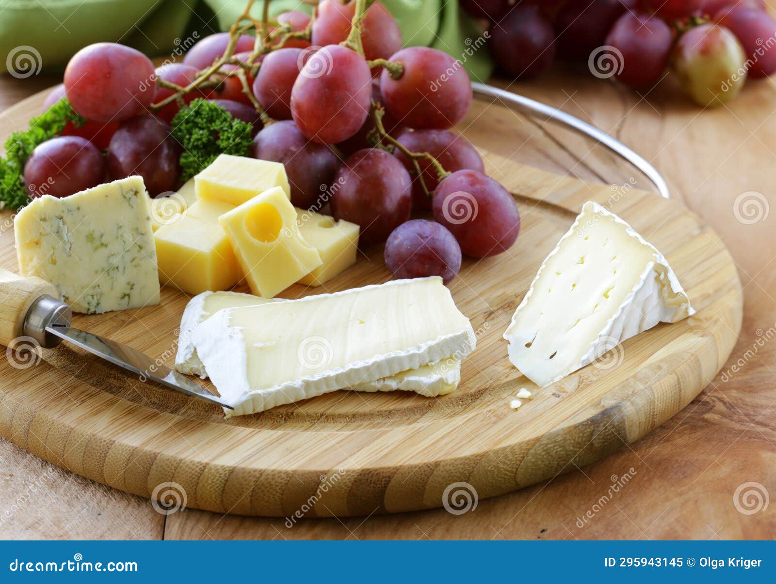 Cheese Board Assorted Cheeses Stock Image - Image of assorted, fresh ...