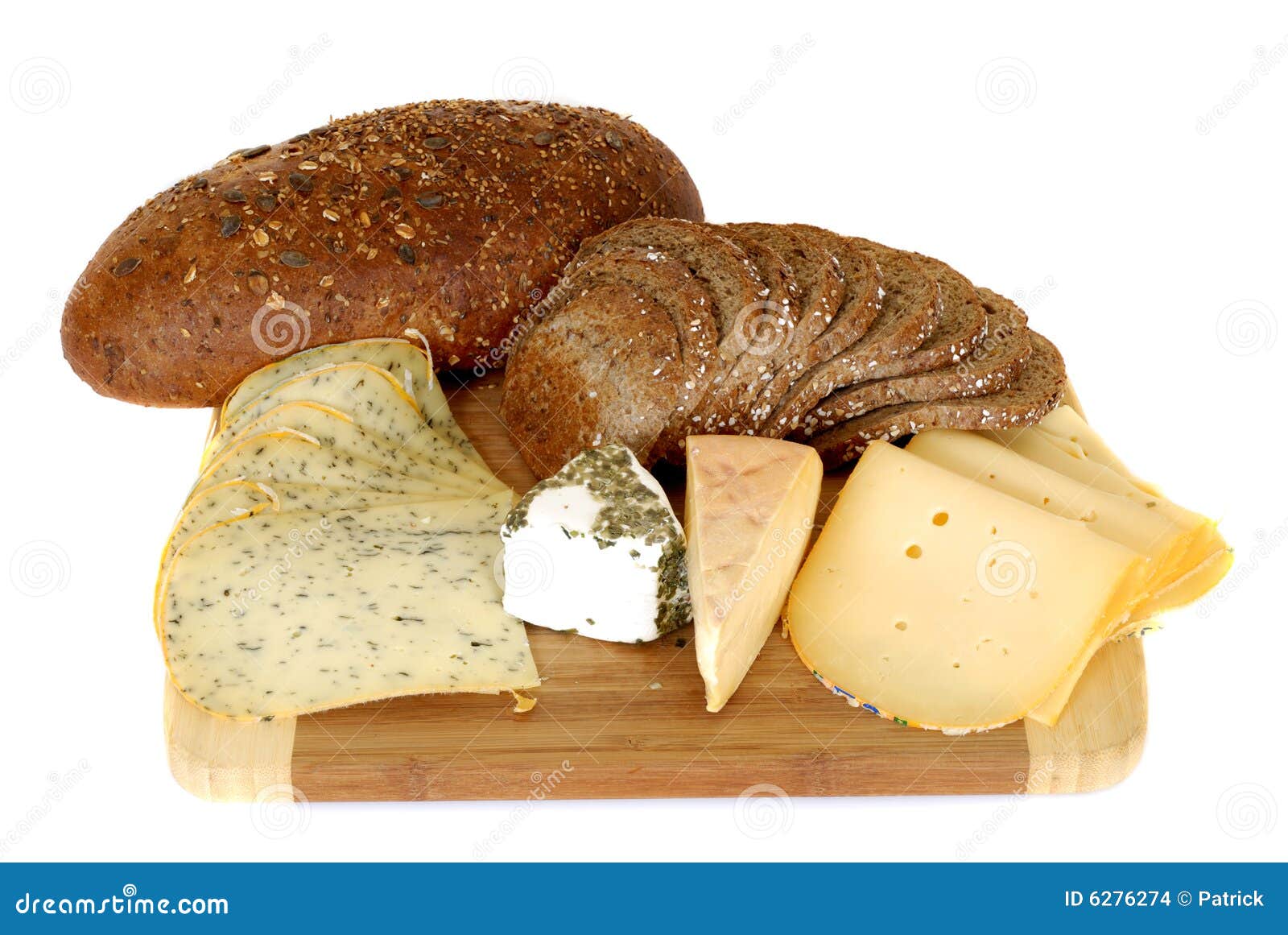 Cheese board and bread stock photo. Image of appetite - 6276274