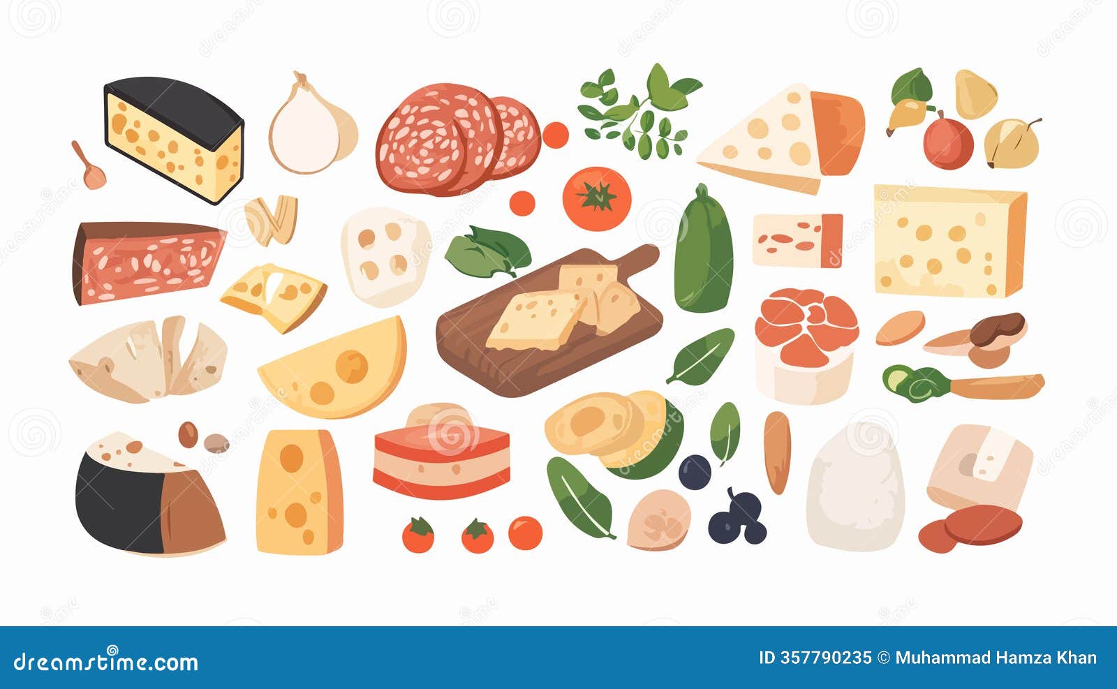 Cheese Board Icon Vector Illustration Isolated on White Background ...