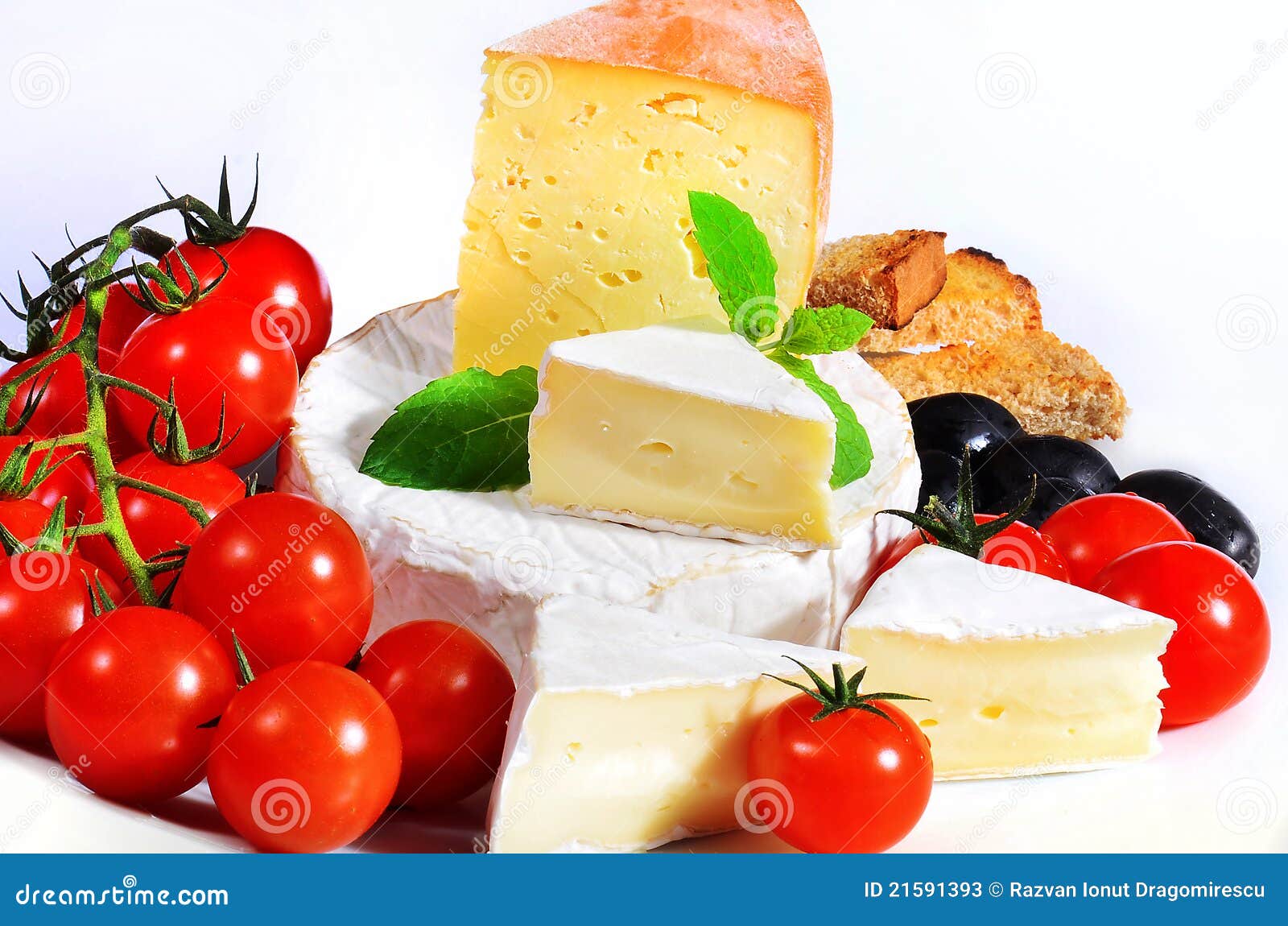 Cheese Breakfast stock image. Image of appetizer, grapes - 21591393