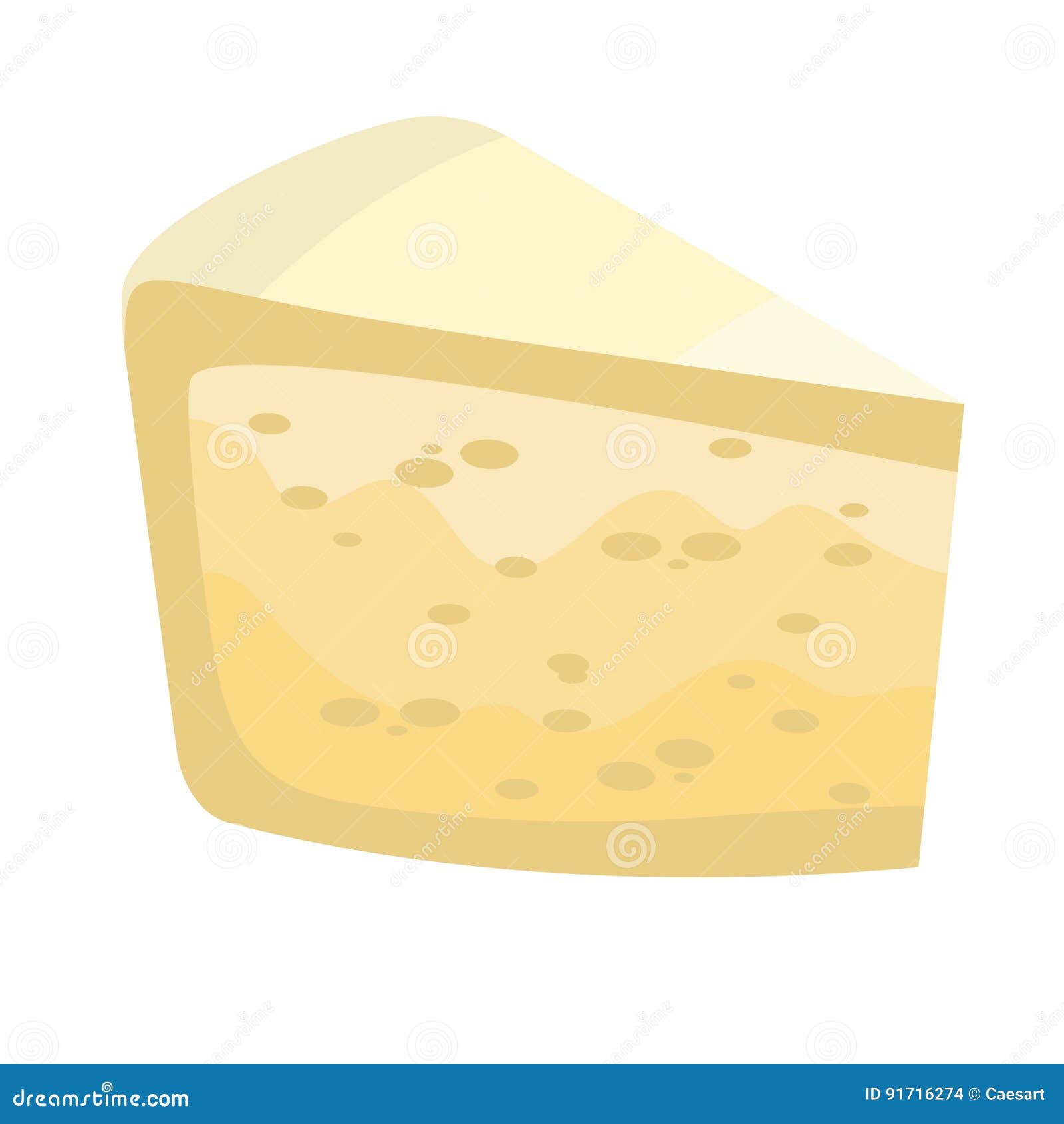 Cheese Brie in Vector Flat Design for Food Illustration and Art Stock ...