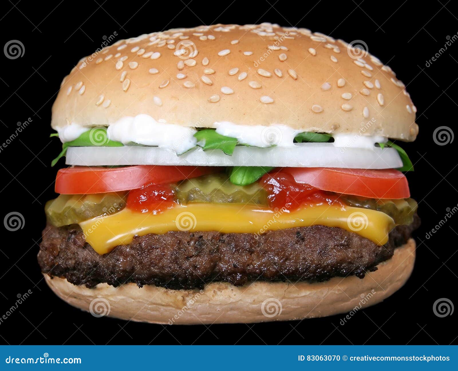 Cheese Burger Picture. Image: 83063070