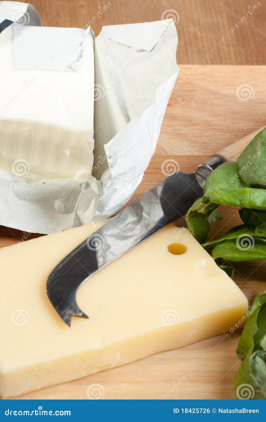 Cheese and butter stock photo. Image of delicious, cheese - 18425726