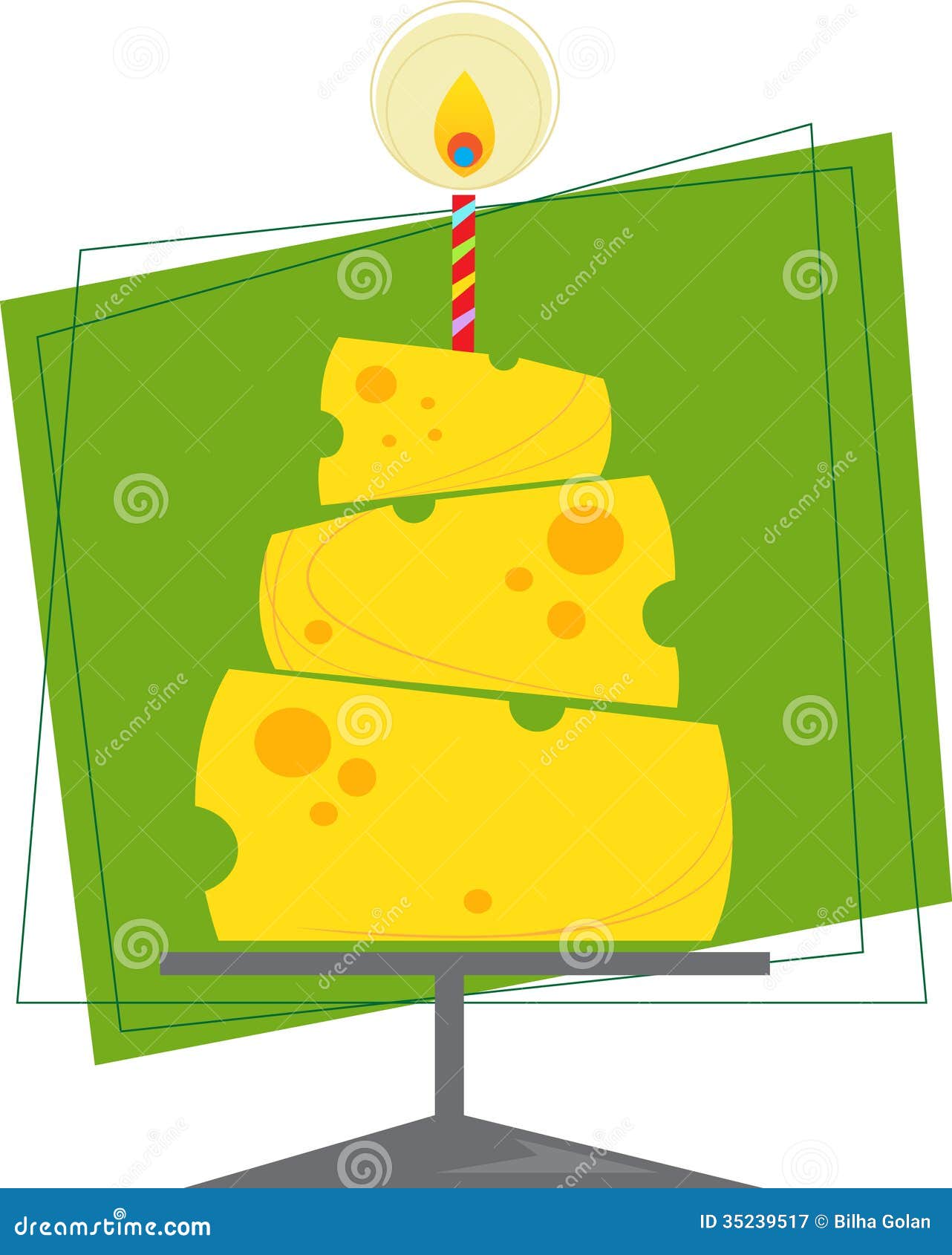 Cheese Blocks From Different Angles Royalty-Free Stock Photography ...
