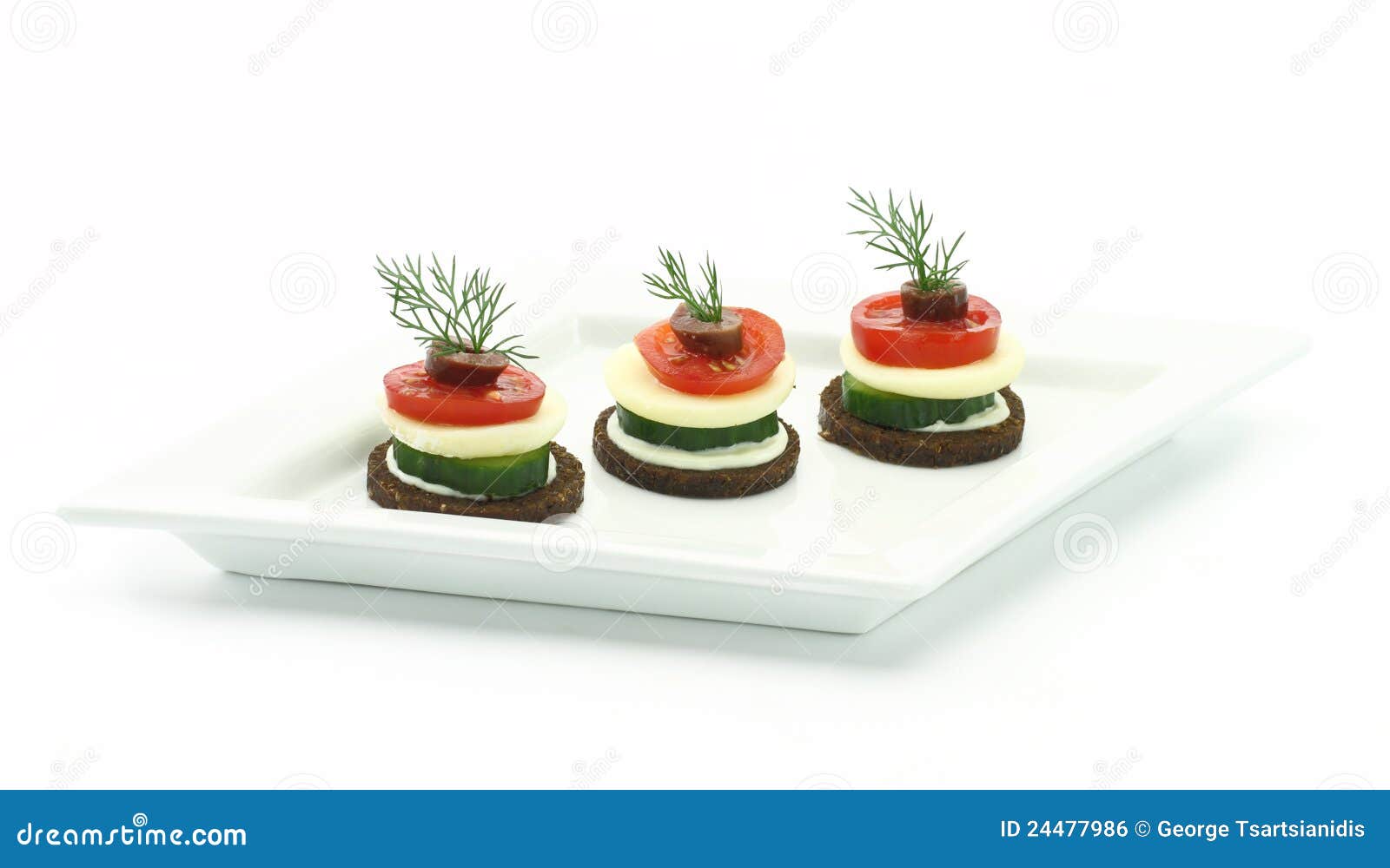 Cheese canapes stock photo. Image of menu, food, cuisine - 24477986