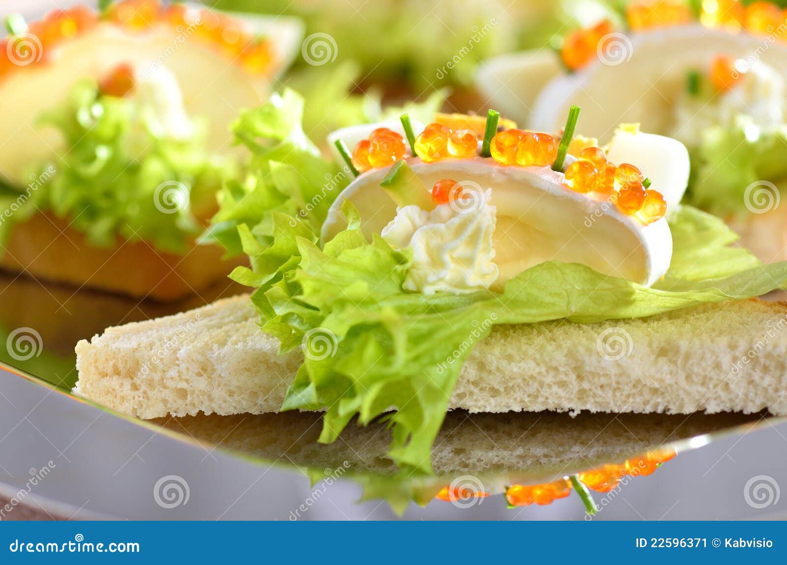 Cheese with caviar stock image. Image of cold, fish, creamed - 22596371