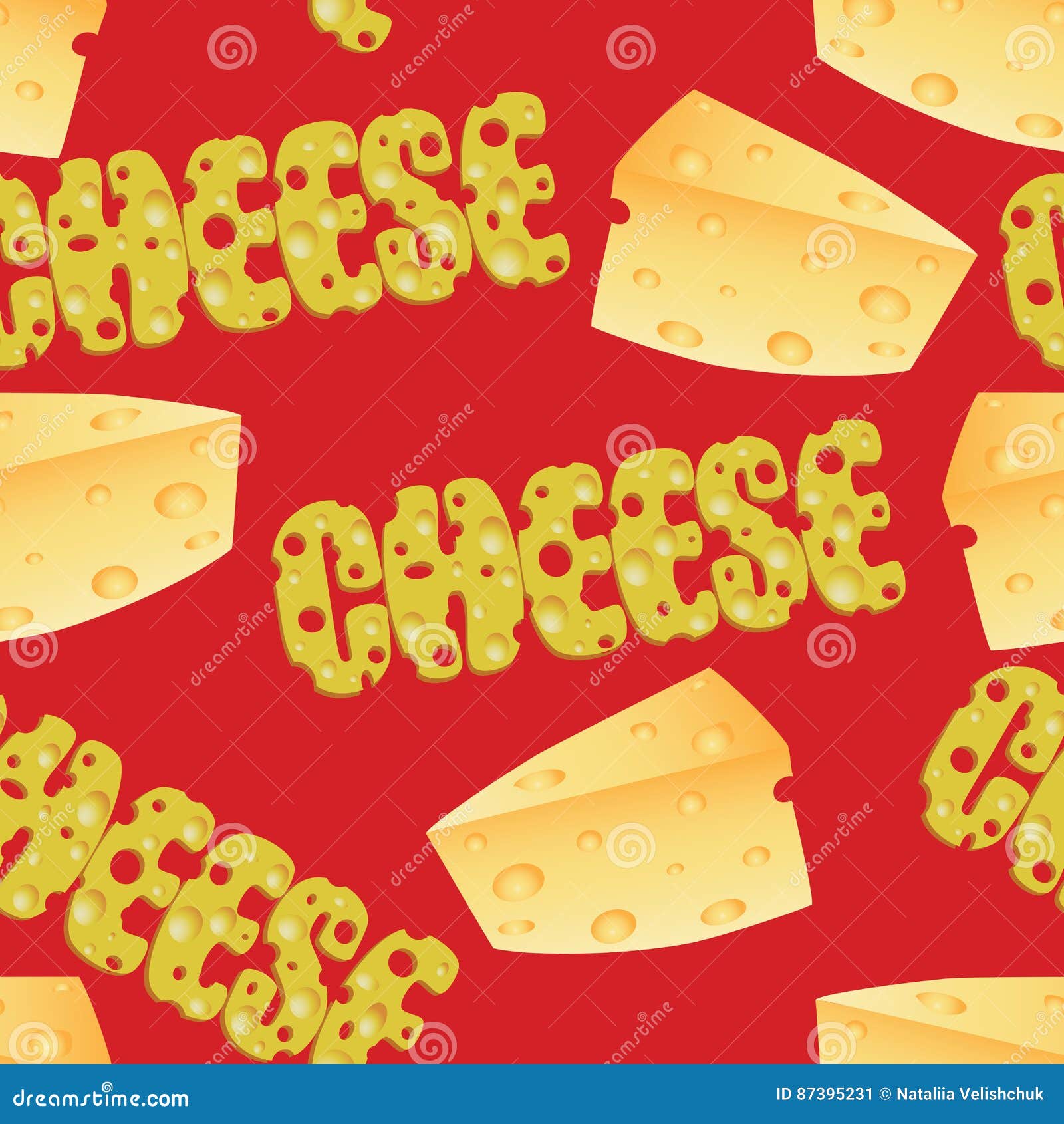 Cheese and cheese text. stock vector. Illustration of breakfast - 87395231