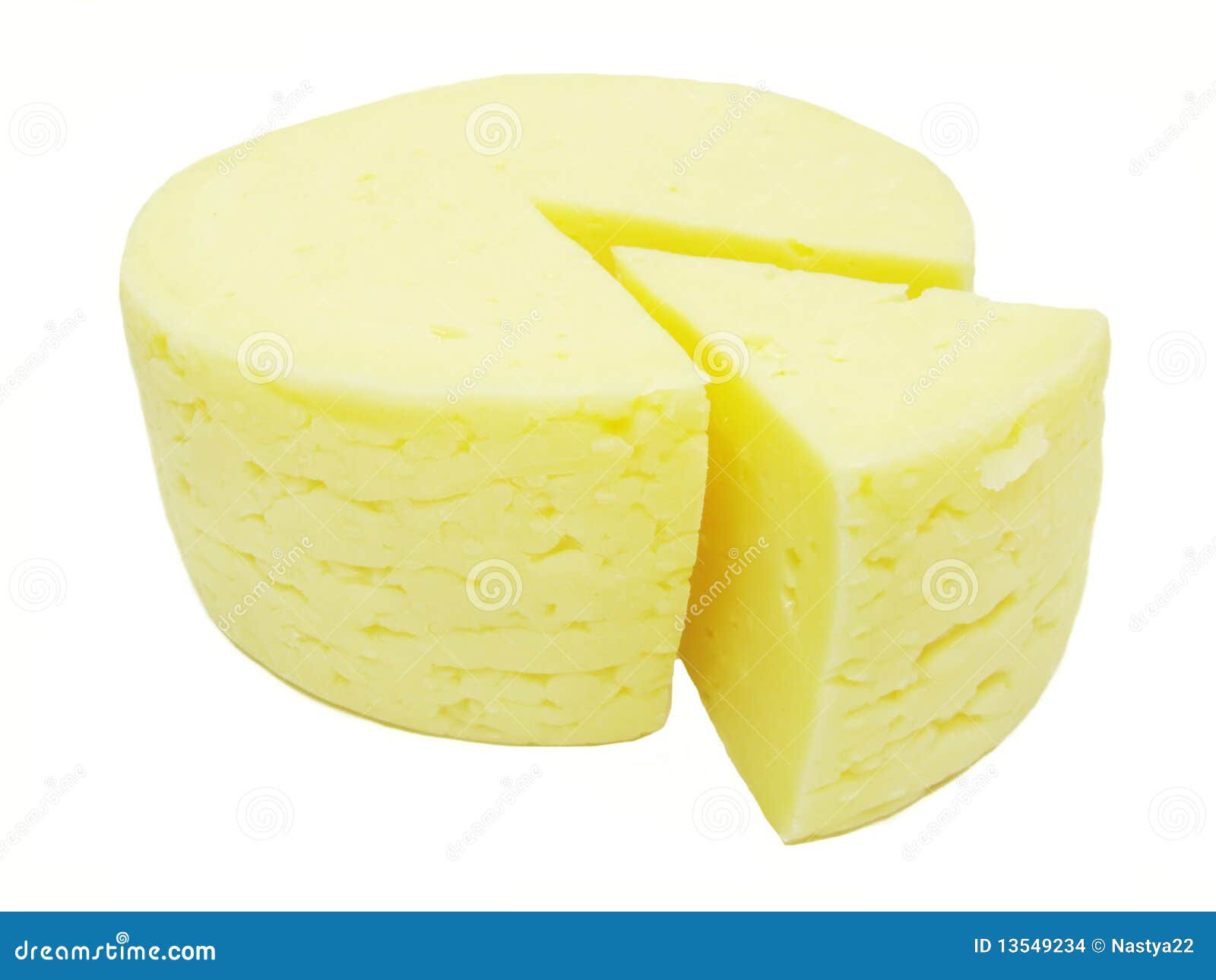 Cheese Circle and One Piece Stock Photo - Image of piece, round: 13549234