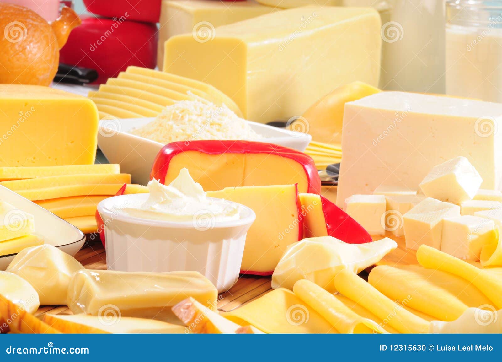 Cheese collection stock photo. Image of morsel, cheddar - 12315630