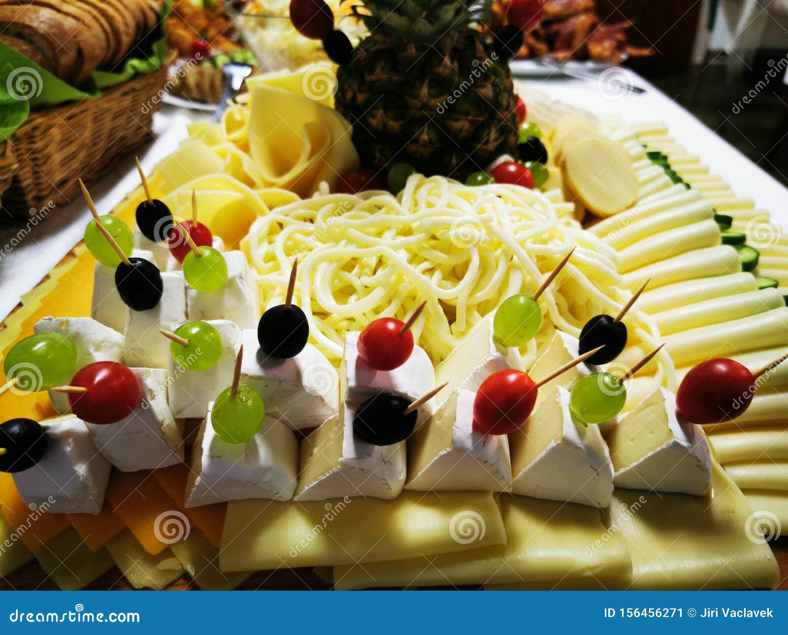 Cheese Collection As Very Nice Food Background Stock Image - Image of ...